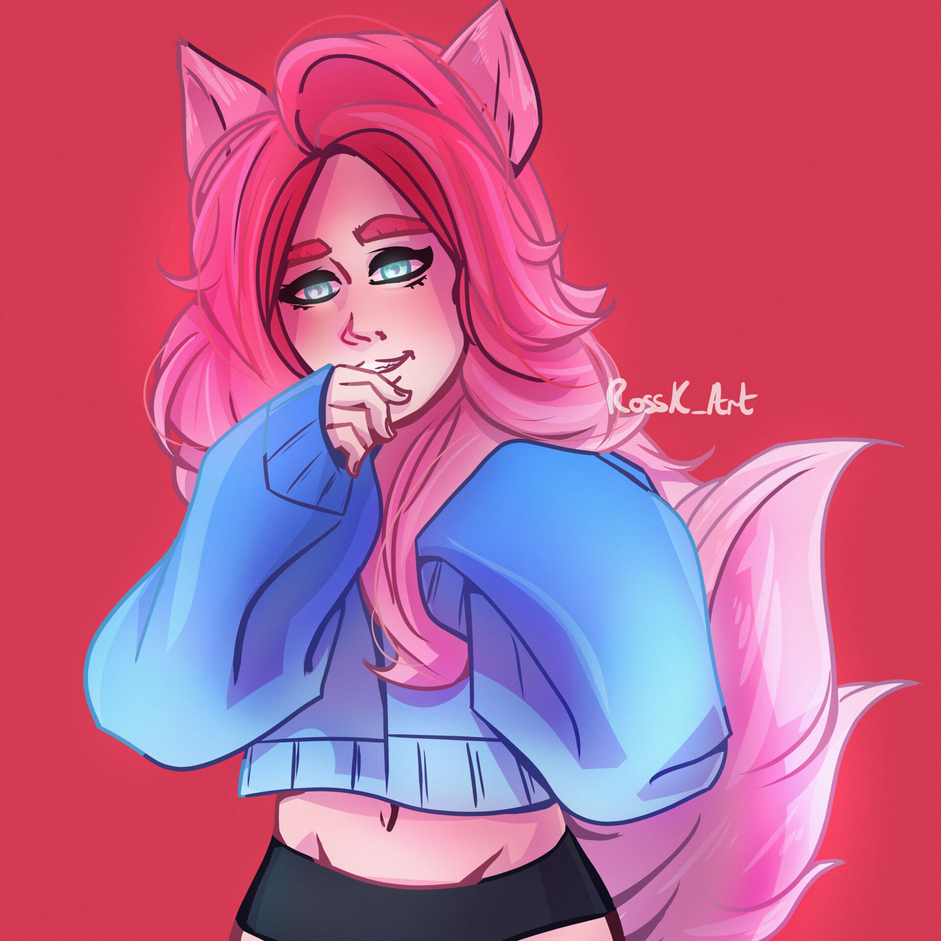 ArtStation - Neko in sweater