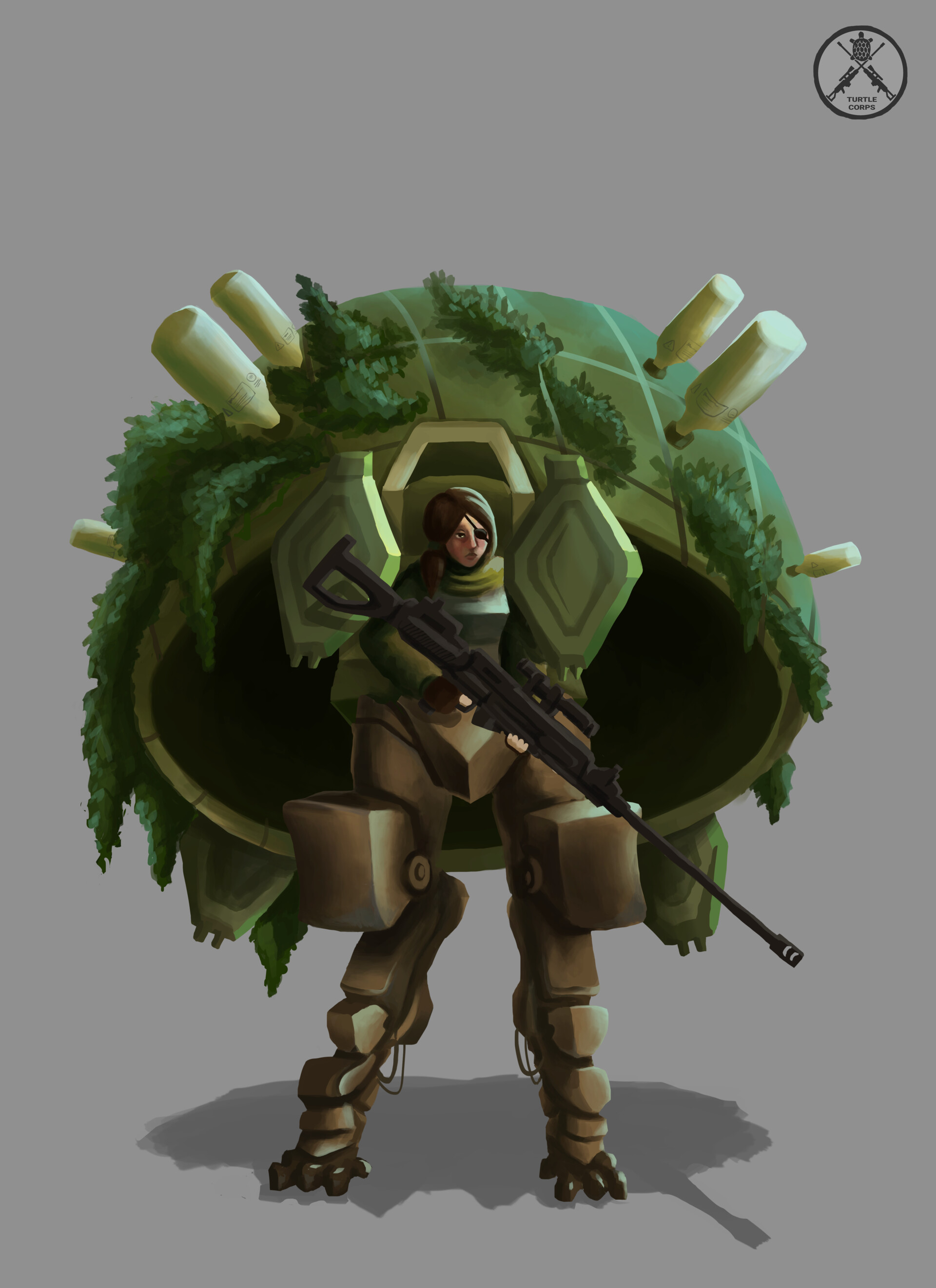 ArtStation - Turtle sniper