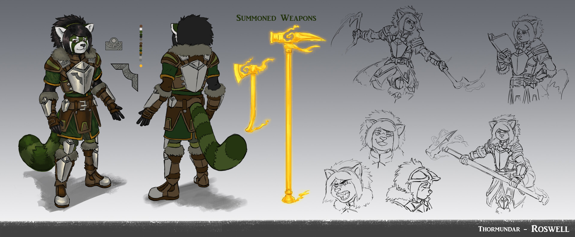 ArtStation - Thormundar - Roswell Character Sheet