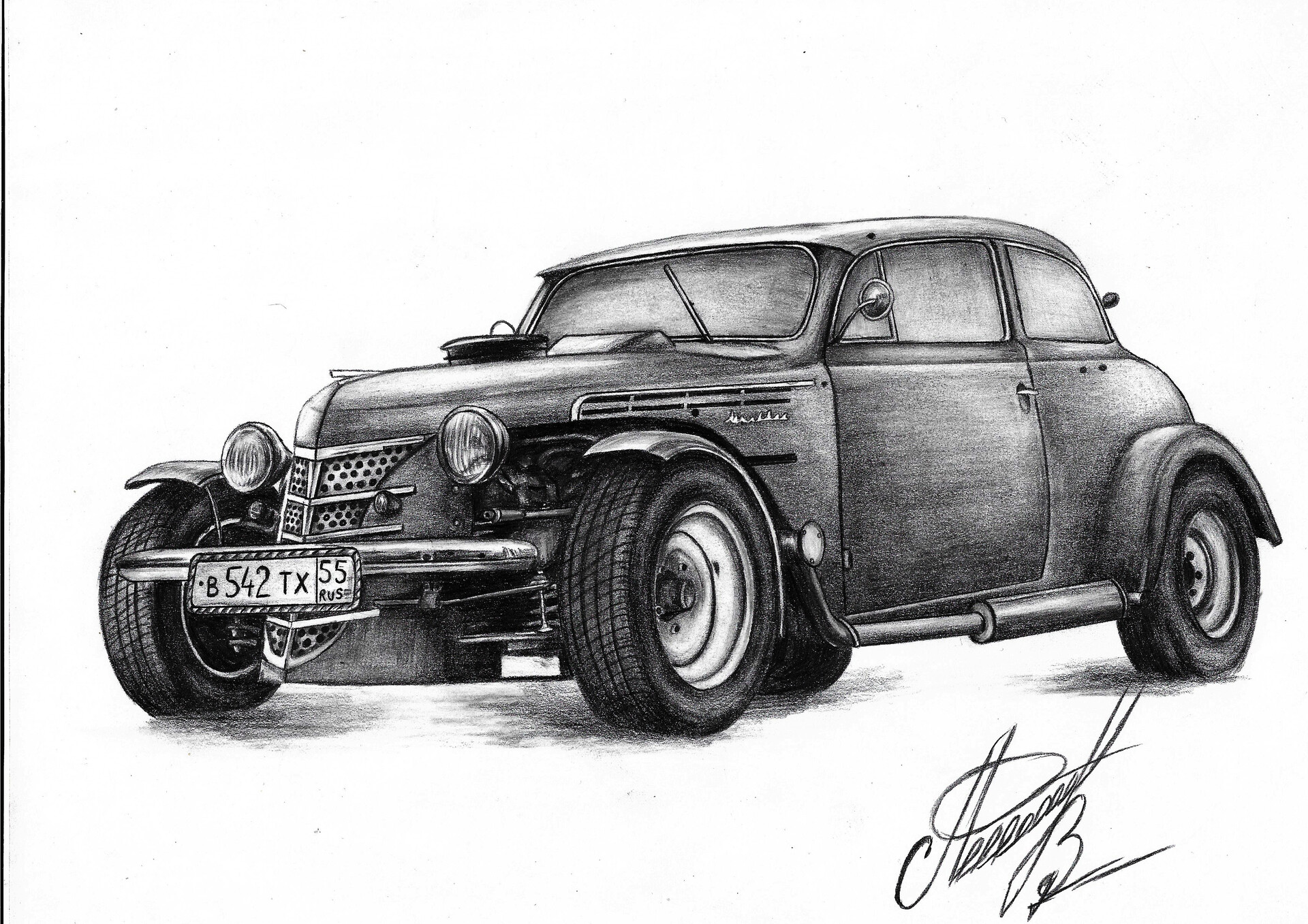 ArtStation - Hot Rod Moskvich
