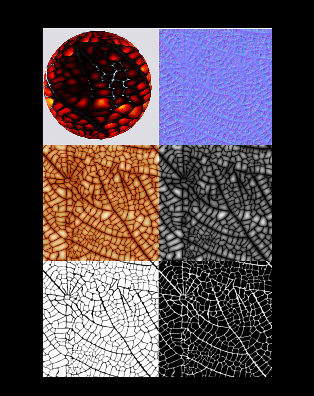 ArtStation - A 3d Alien skin texture work.