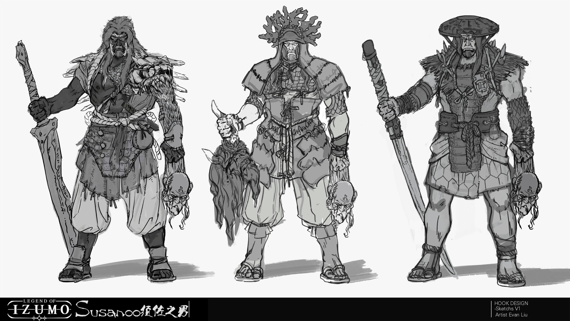 文太 Evan Liu - legend of Izumo Susanoo须佐之男 - from Japanese Mythology