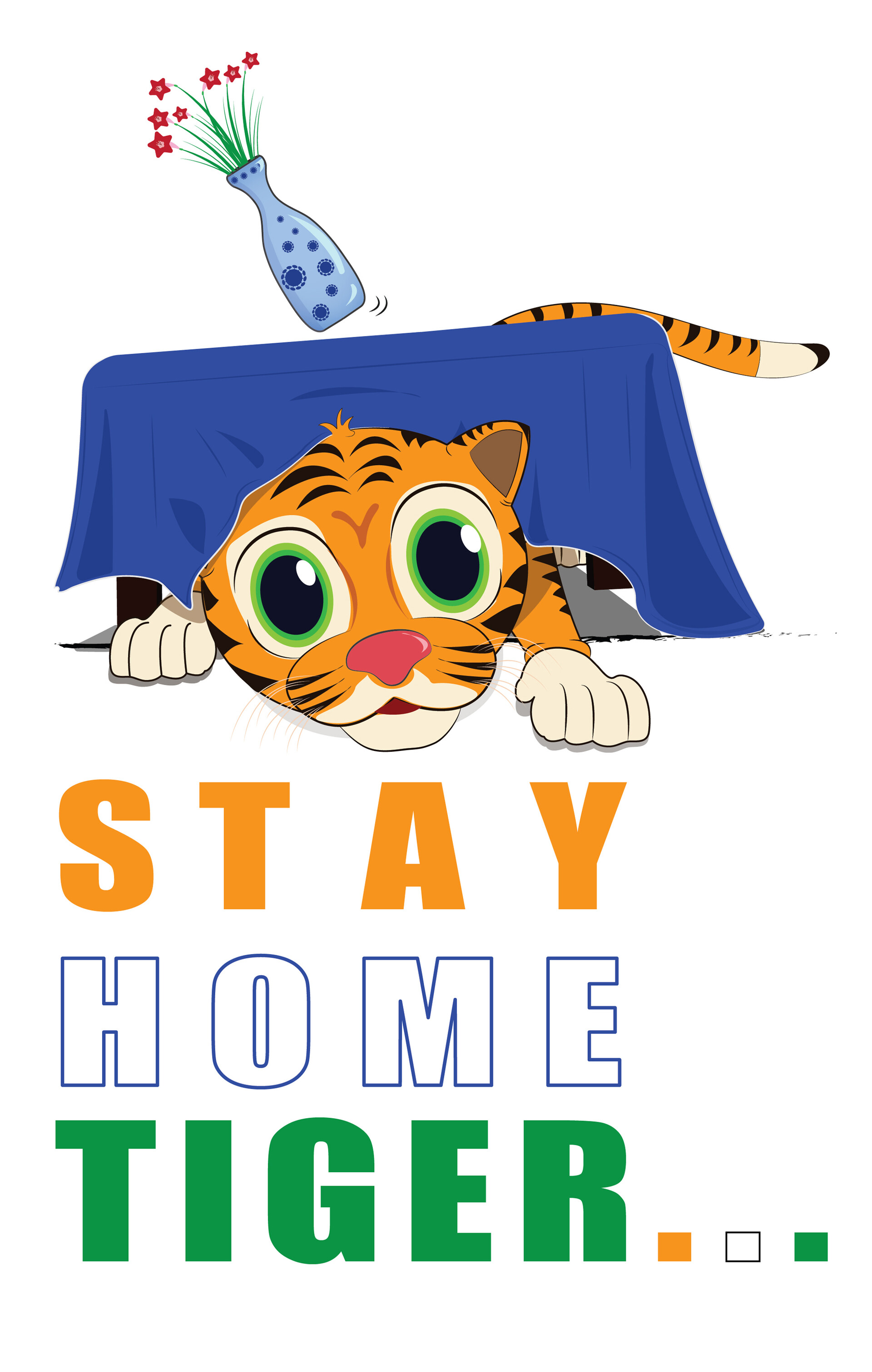 ArtStation - Stay Home Tiger...