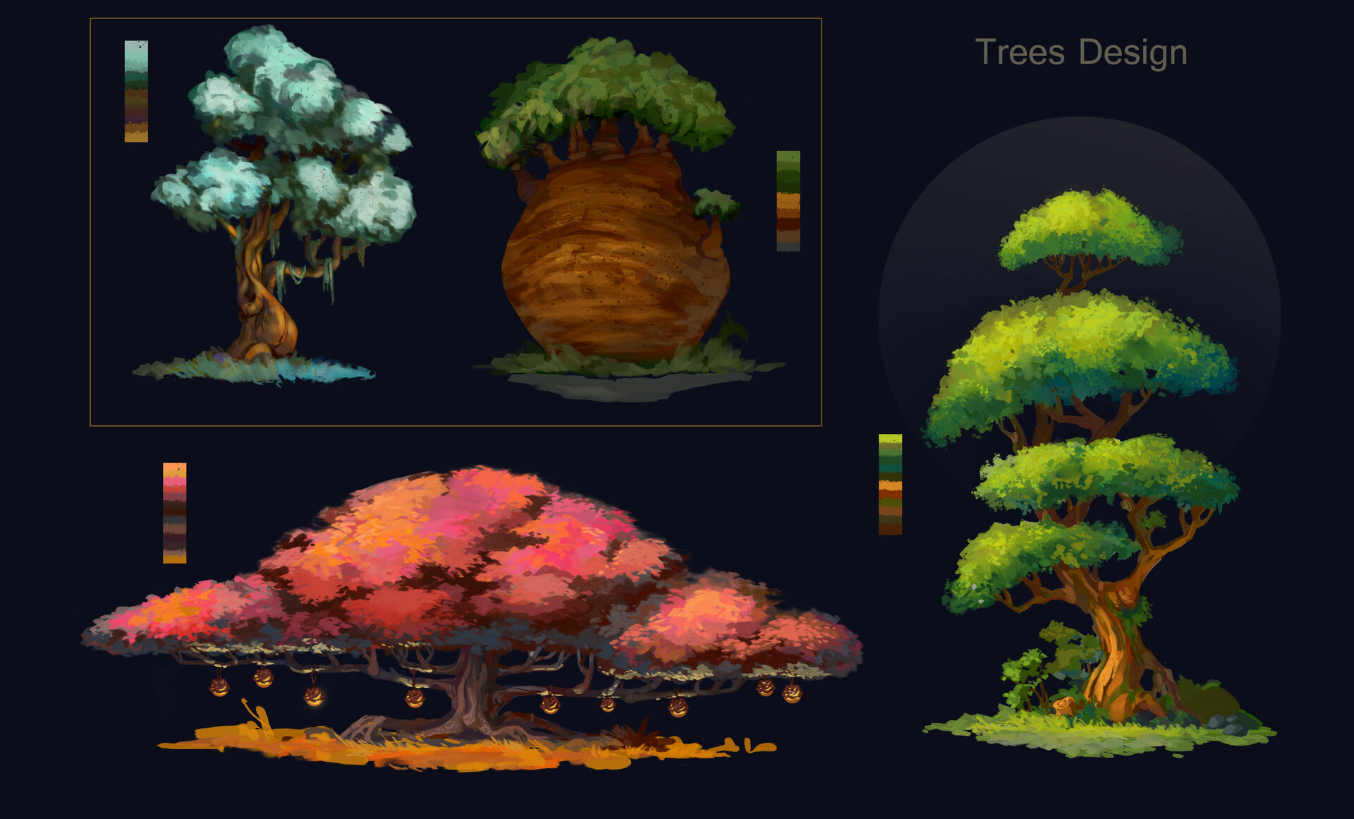 ArtStation - Trees design