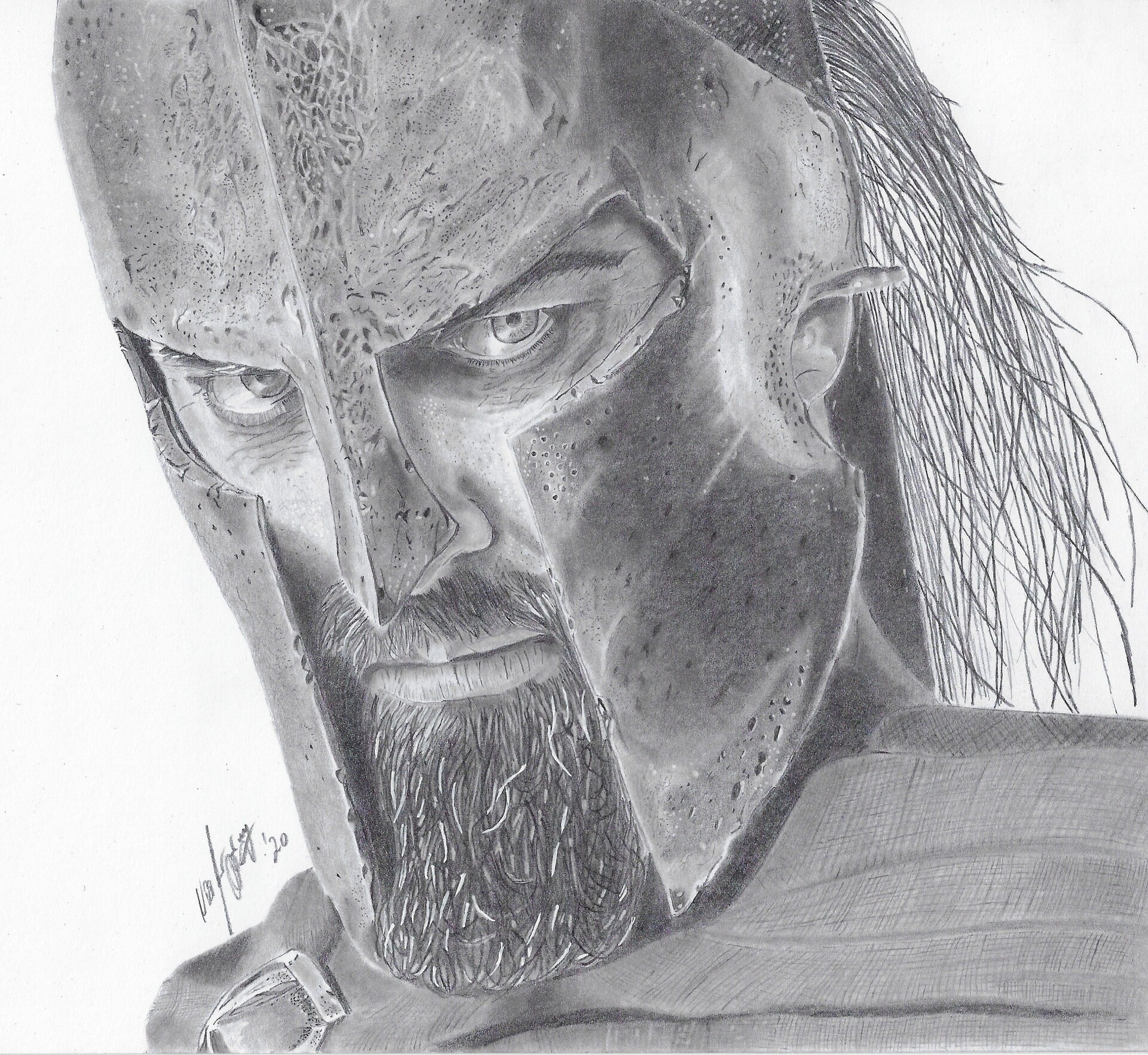 Leonidas Art Black And White