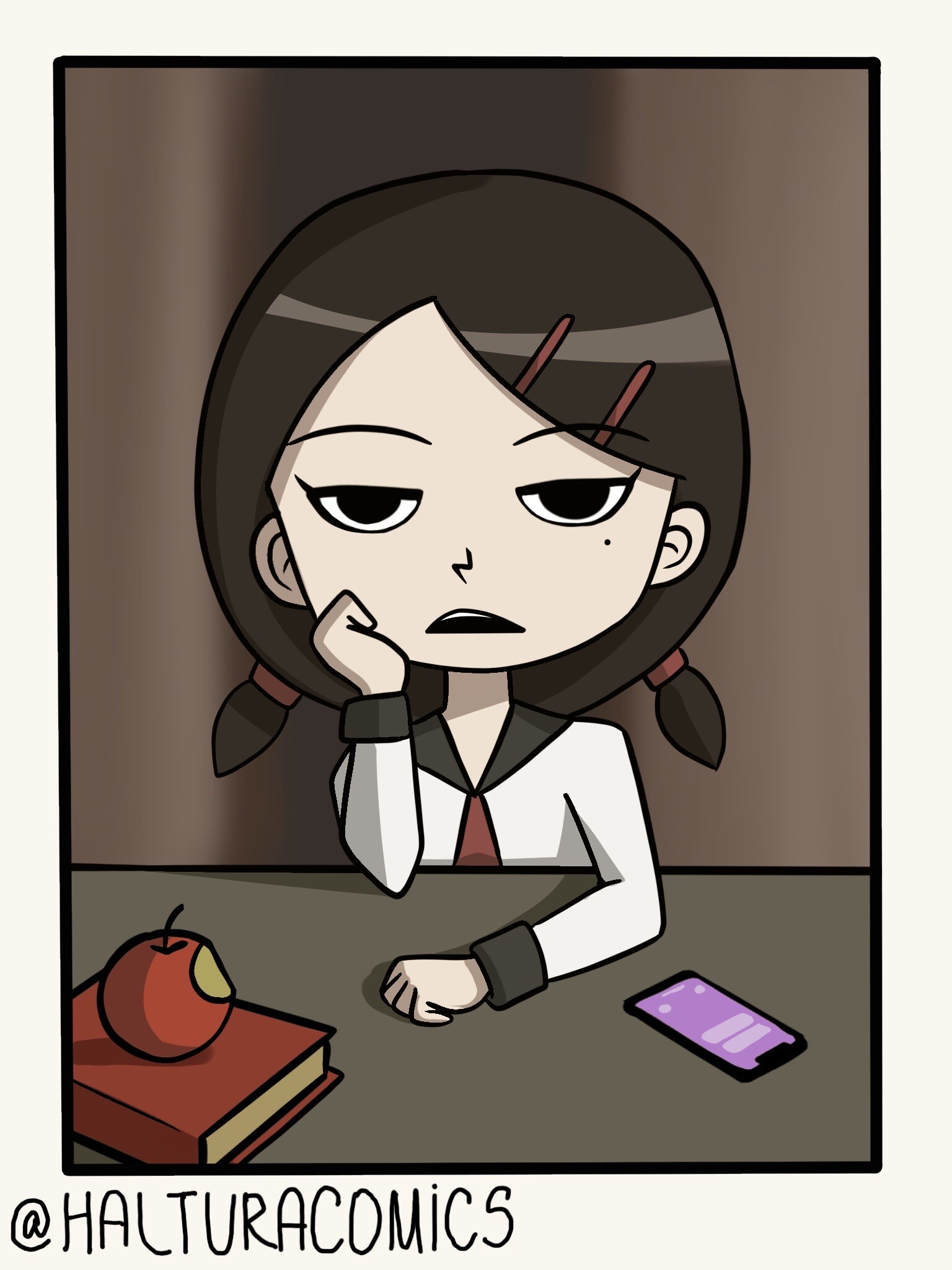 ArtStation - Bored girl