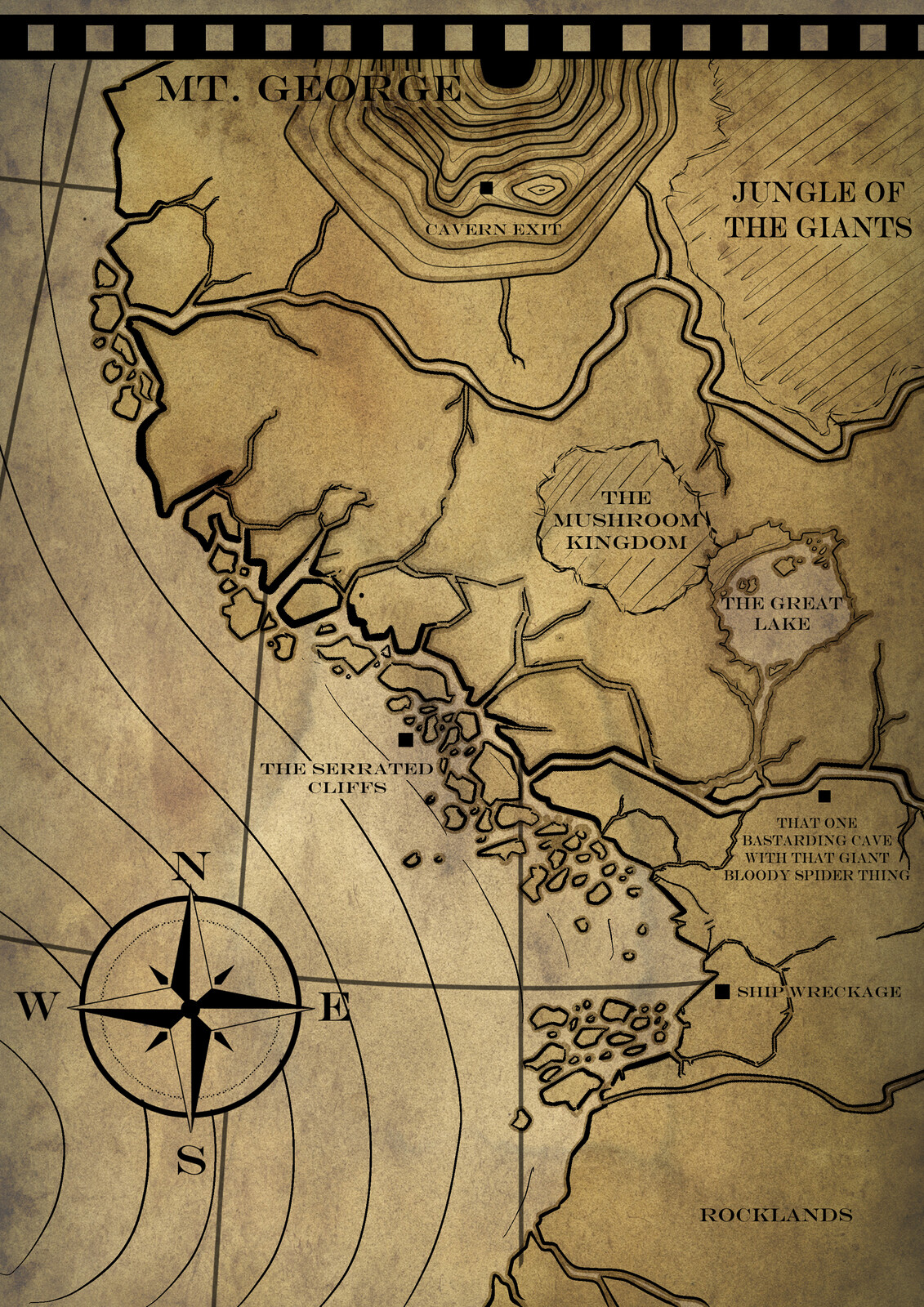 Ryan Gillgrass - Mysterious Island Map
