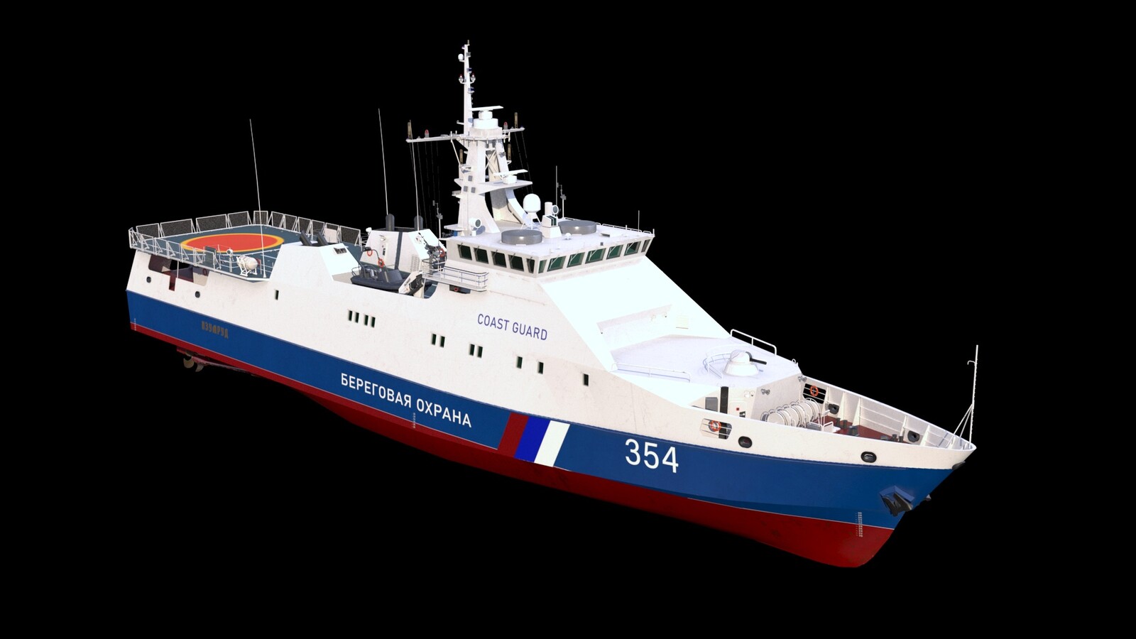 Tim Samedov - Project 22460 Rubin-class patrol boat 3D model