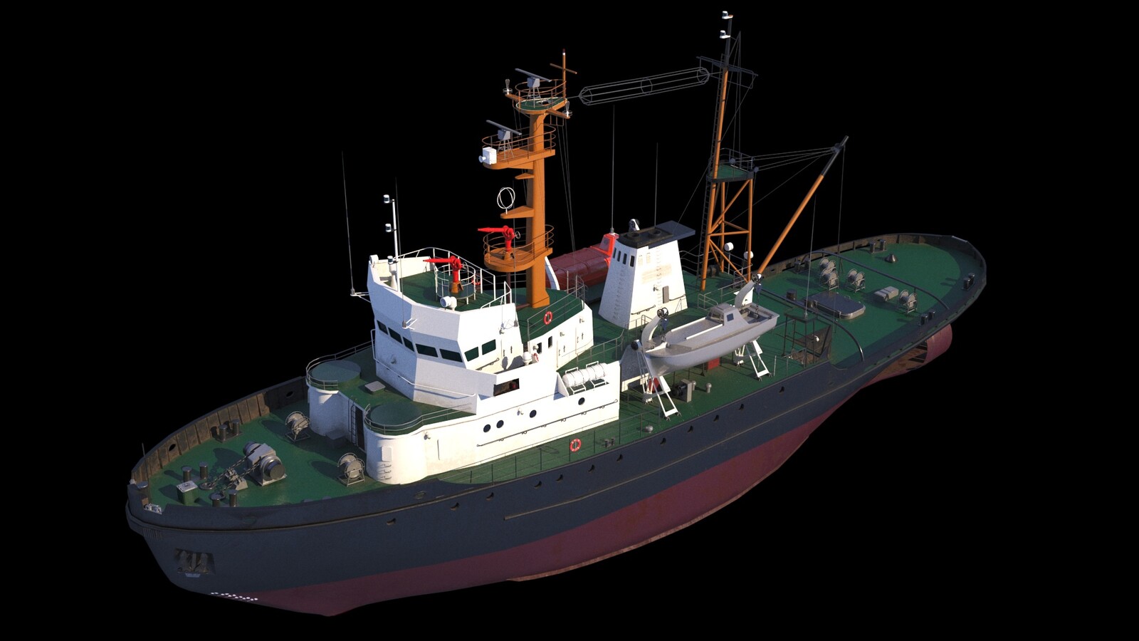 Tim Samedov - Border patrol ships project 745p 3D model
