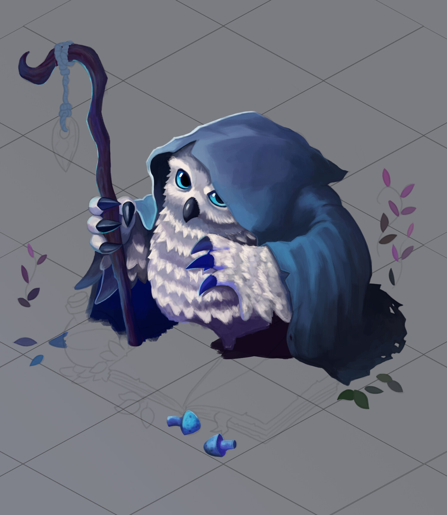 Blade Blackwood - Owl Shaman (Sephiroth Art Challenge)