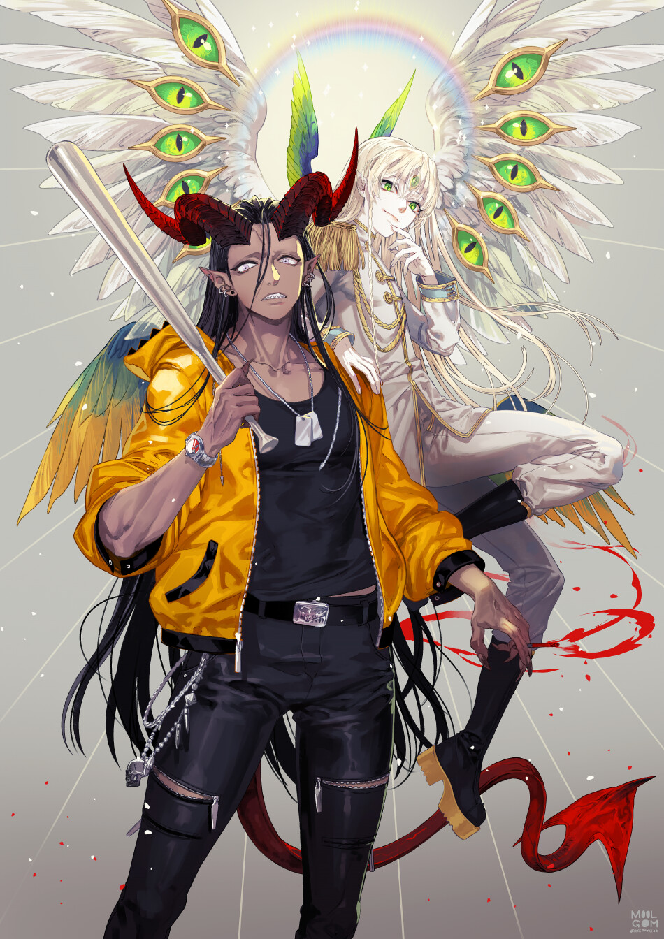Artstation Devil And Angel Oc By Keyword