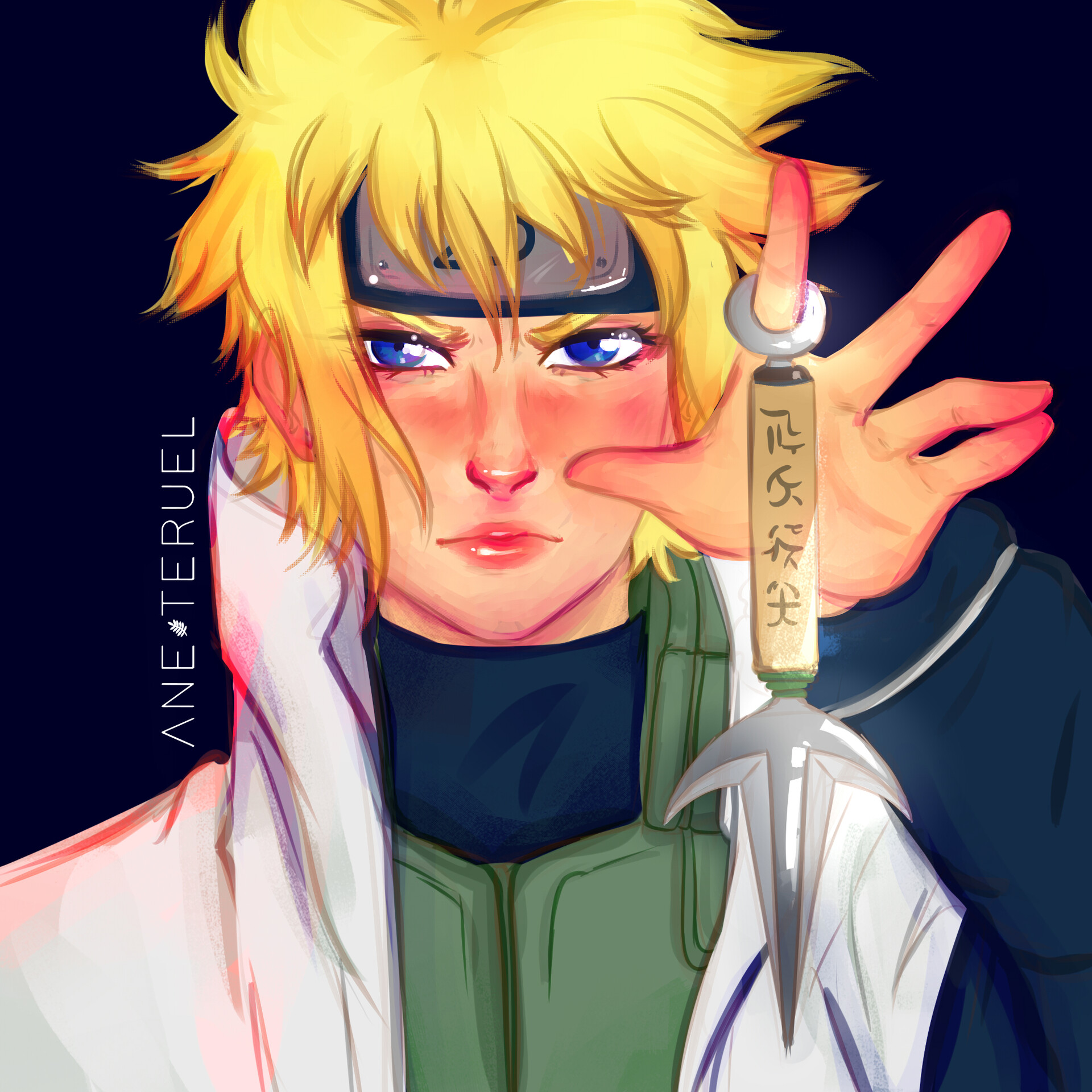 ArtStation - MINATO NAMIKAZE by Ane Teruel