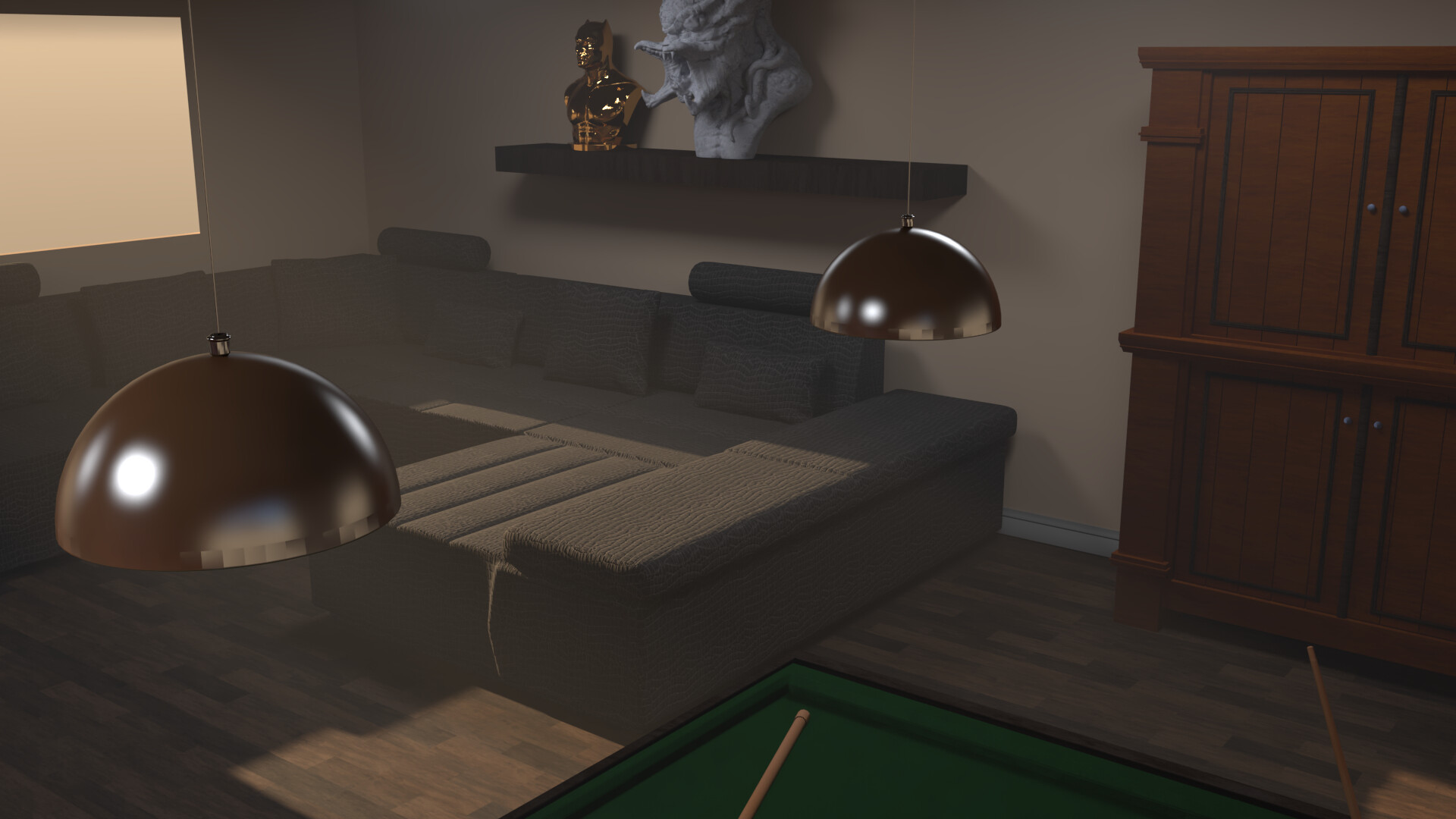 ArtStation - Modern Man Cave Design