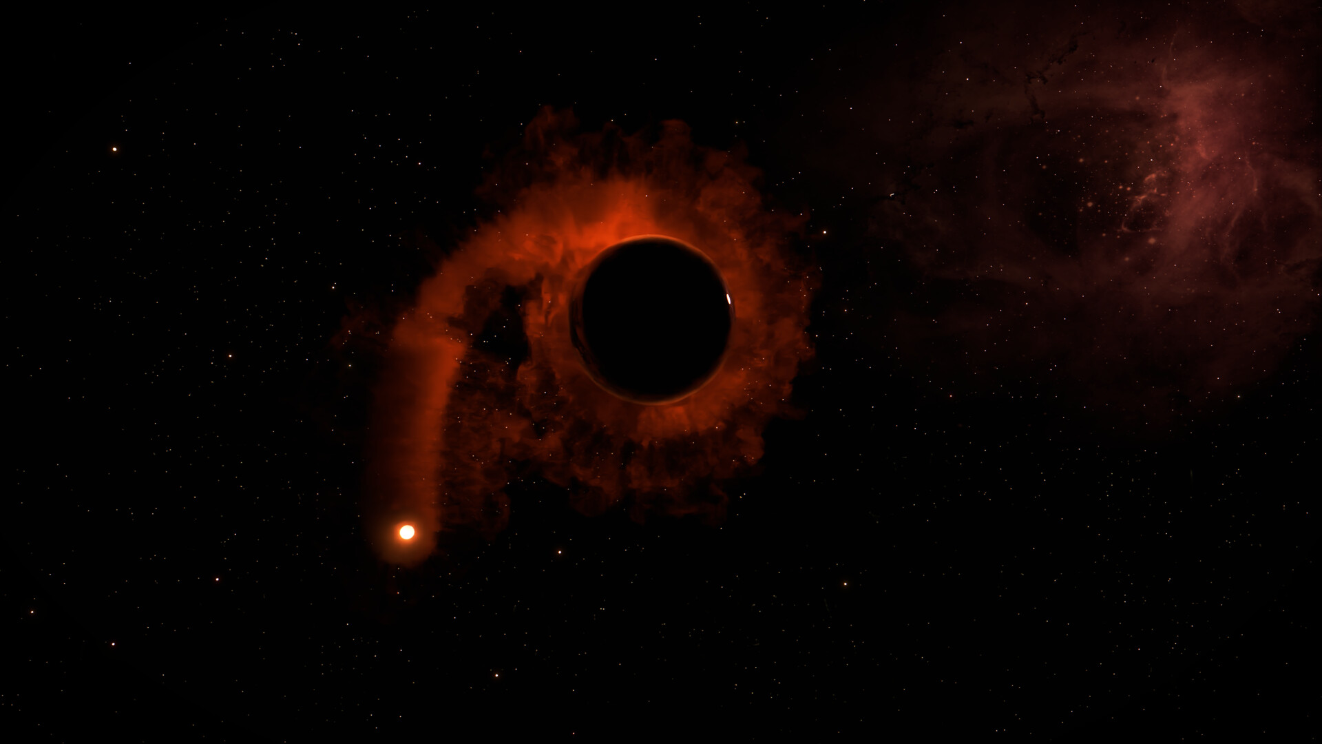 ArtStation - black hole eating