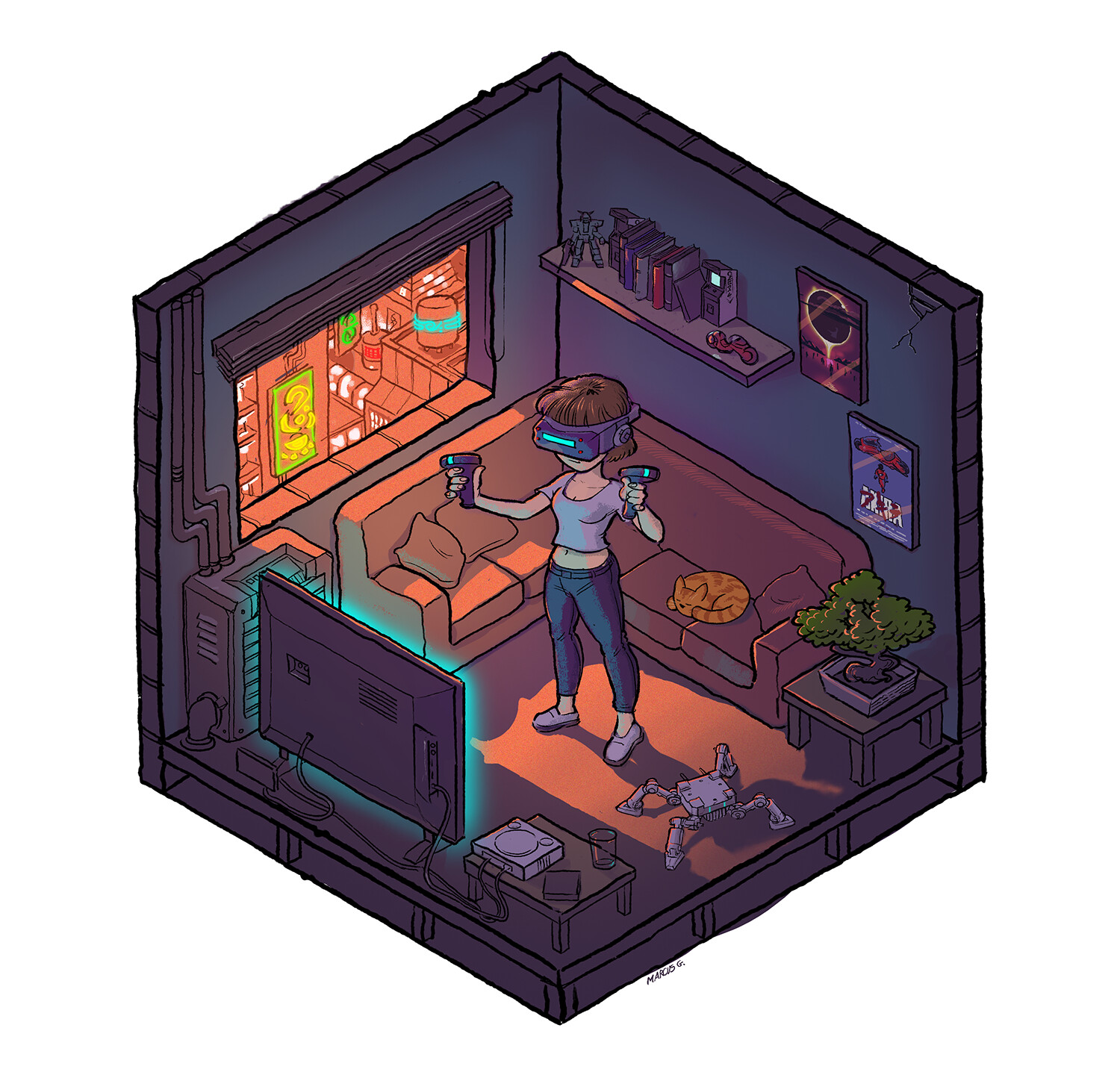 ArtStation - Cube life