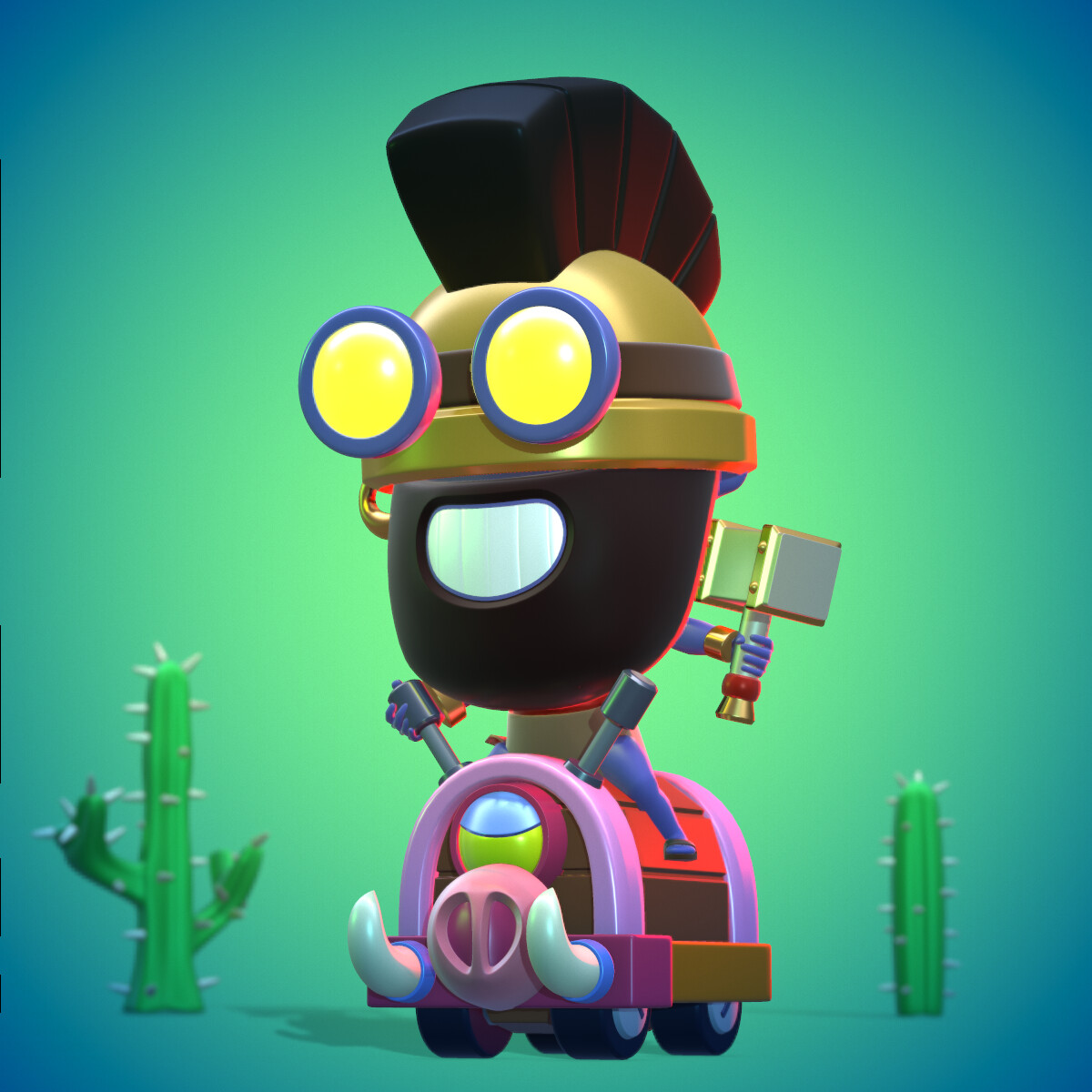 Min Chul Kim - Brawl Stars - Carl.