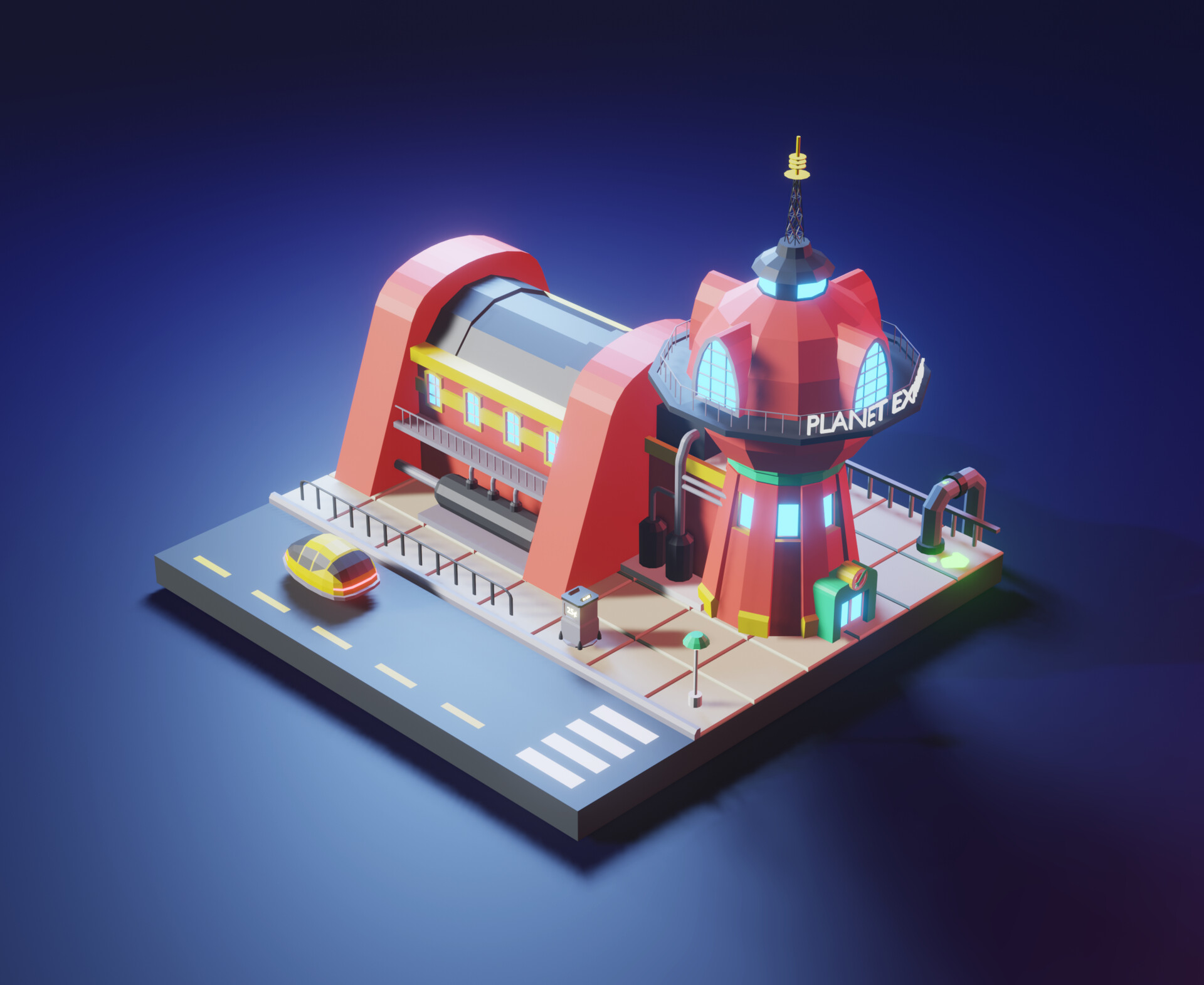 ArtStation - Futurama - Planet Express