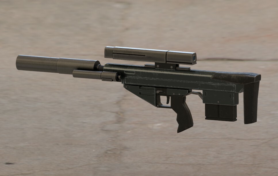 ArtStation - Submachine gun