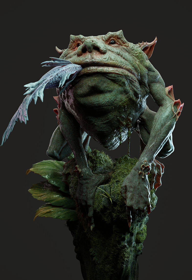 ArtStation - Slippery Bogle study