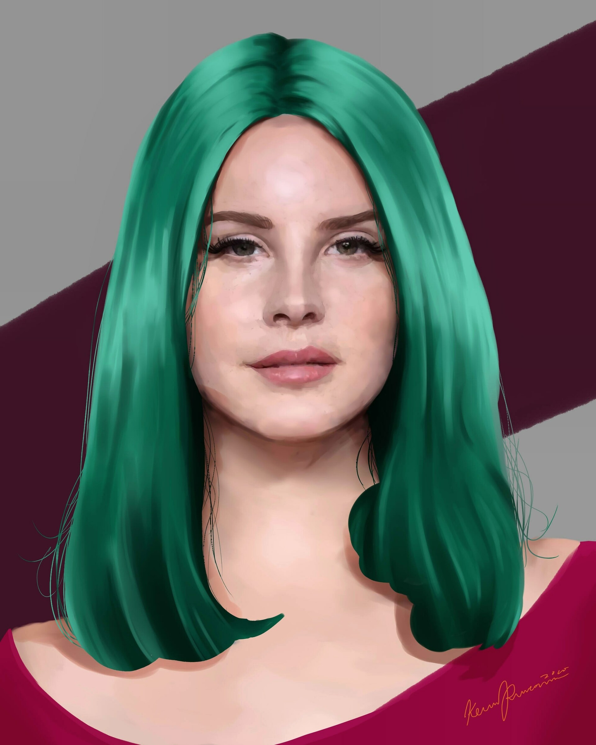 ArtStation - Lana Del Rey