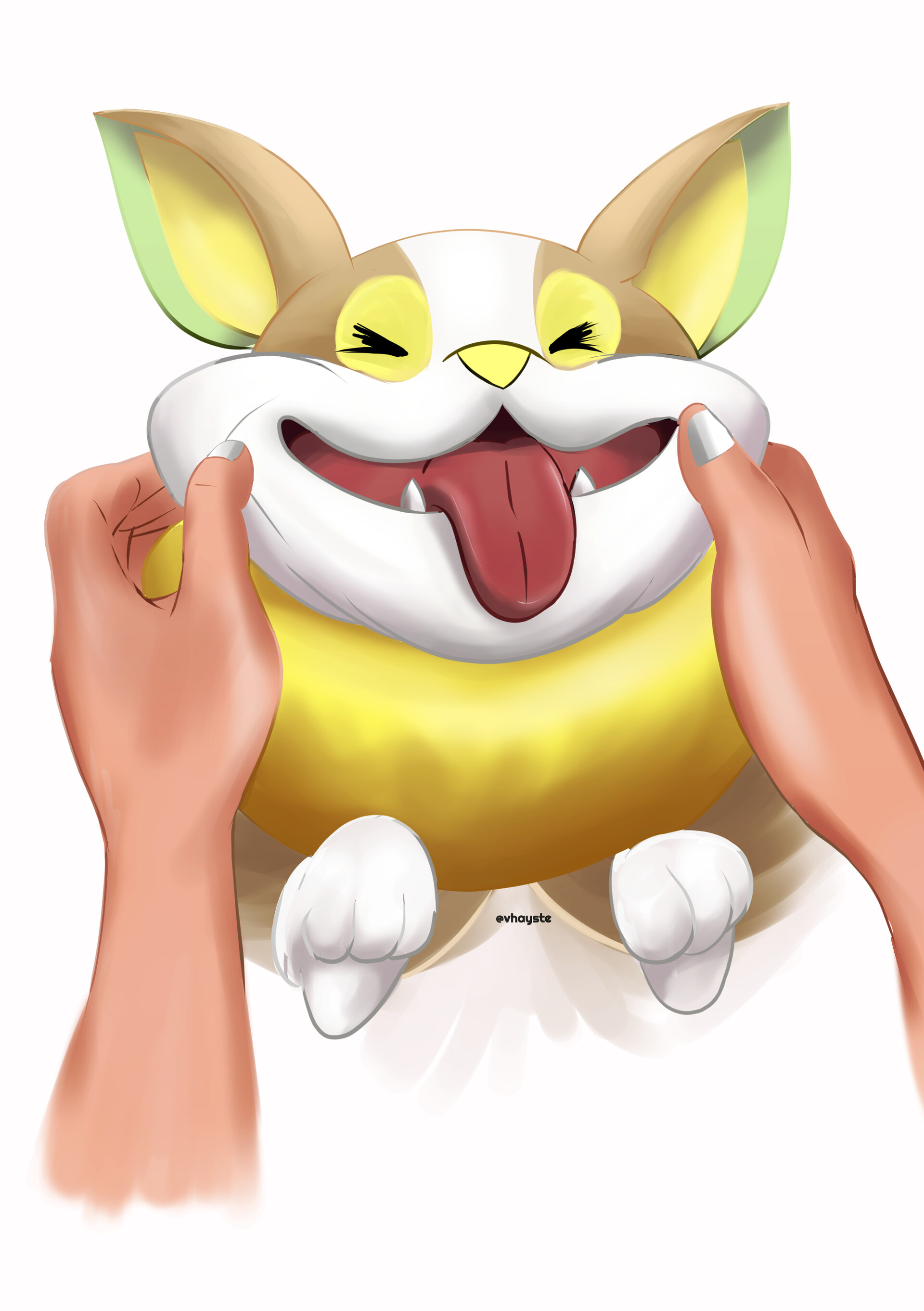 ArtStation - Yamper, the squishy boi.