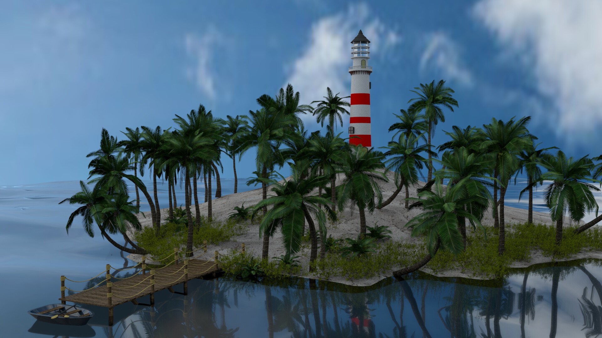 ArtStation - island 3d