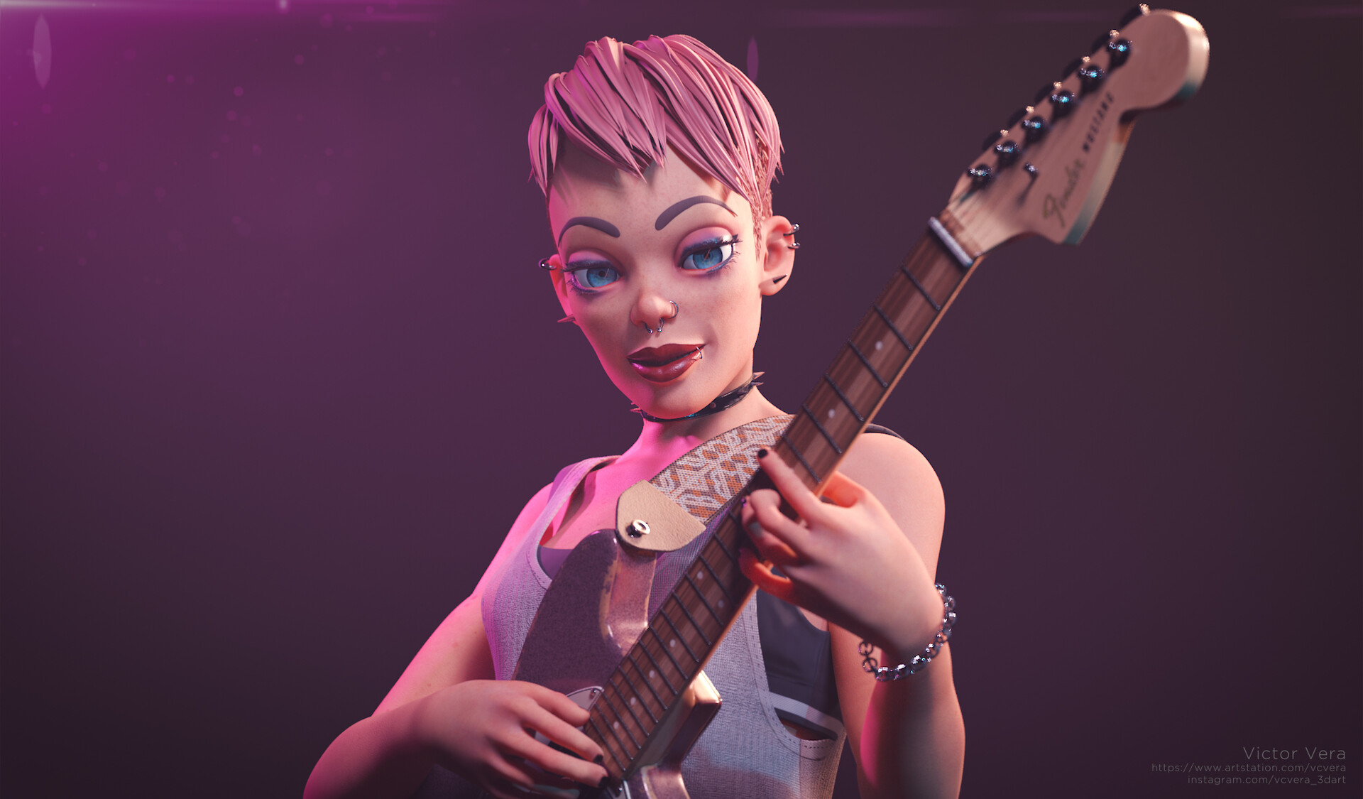 ArtStation - Punk rock girl