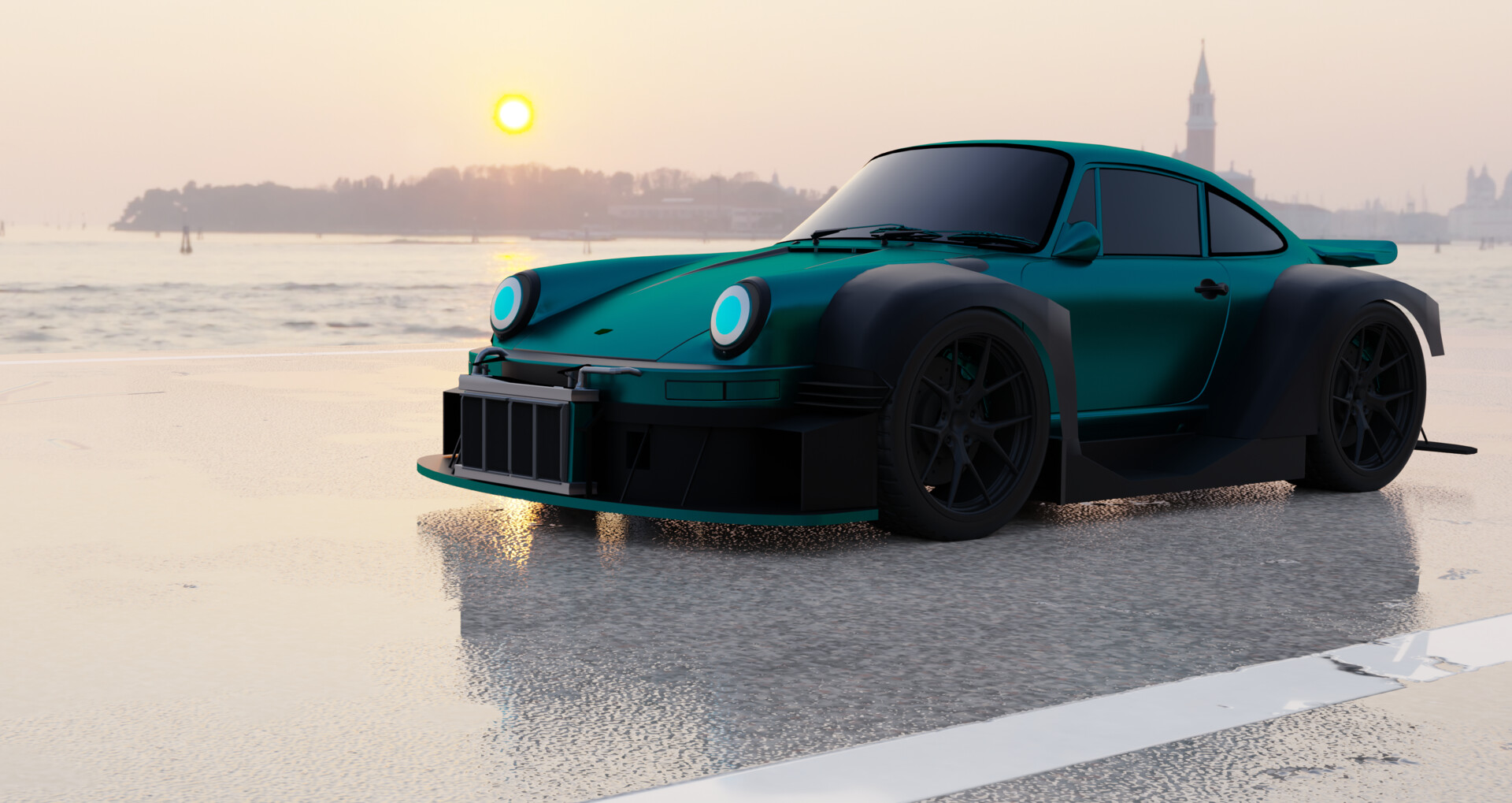 ArtStation - RUF GT3 Tuning Or little frog ;)