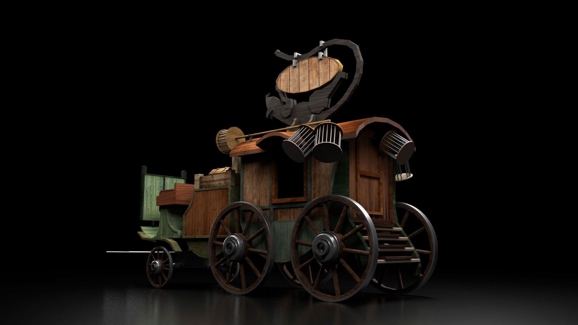 ArtStation - 3D CART MODEL