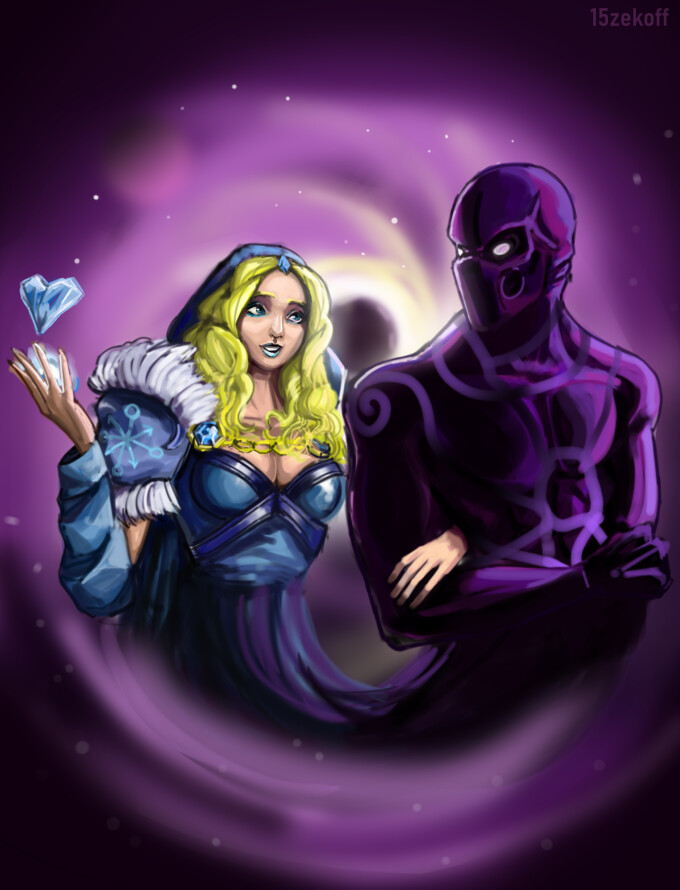 how to draw crystal maiden