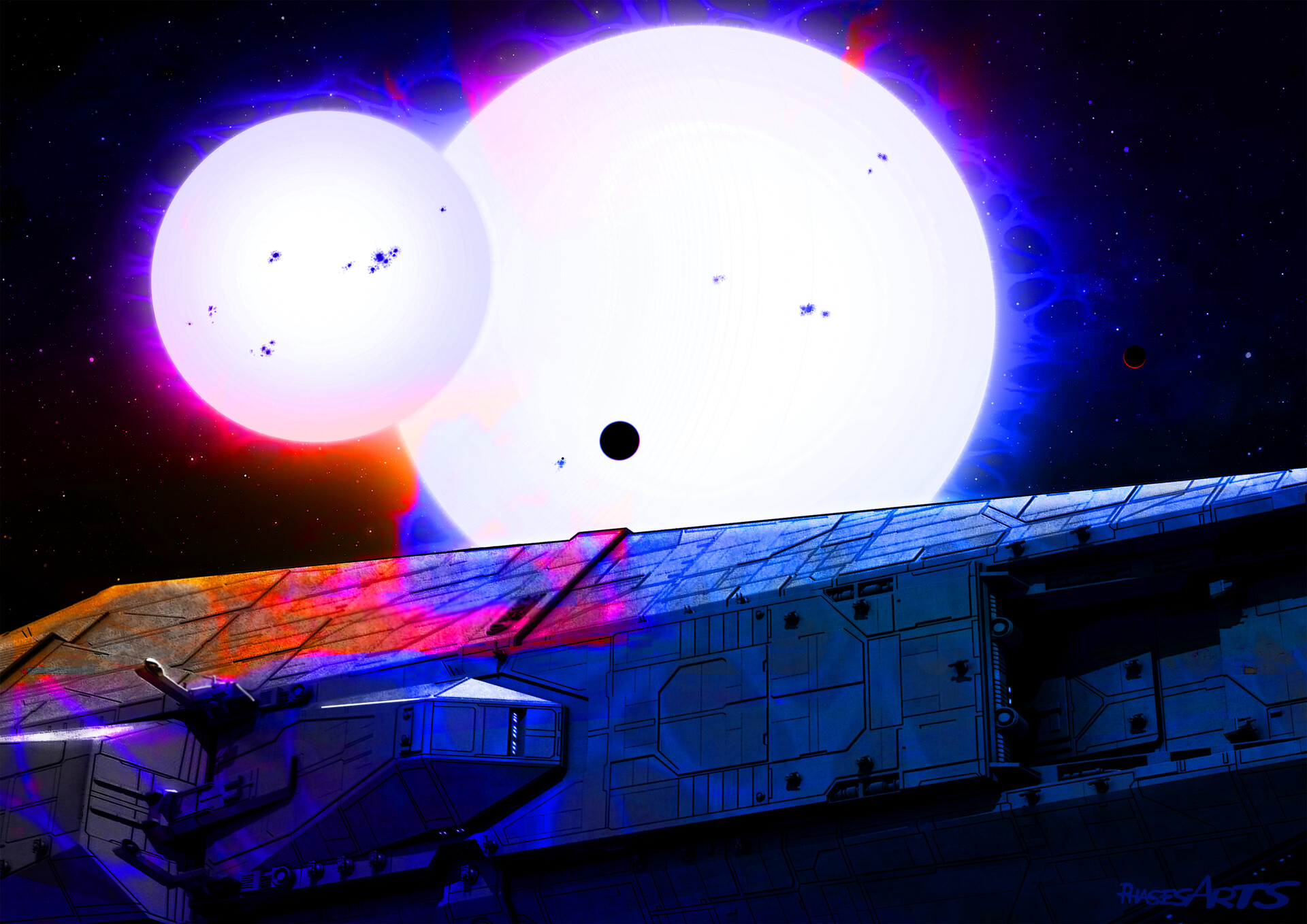 ArtStation - CLOSE TO KEPLER-16B