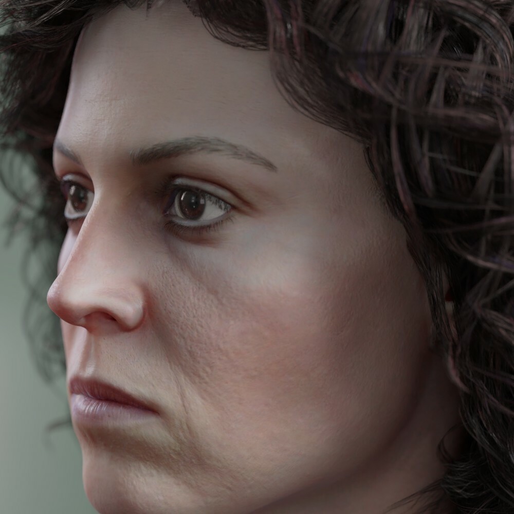 Stephan Plotnicov - 3d model Sigourney Weaver Ellen Ripley