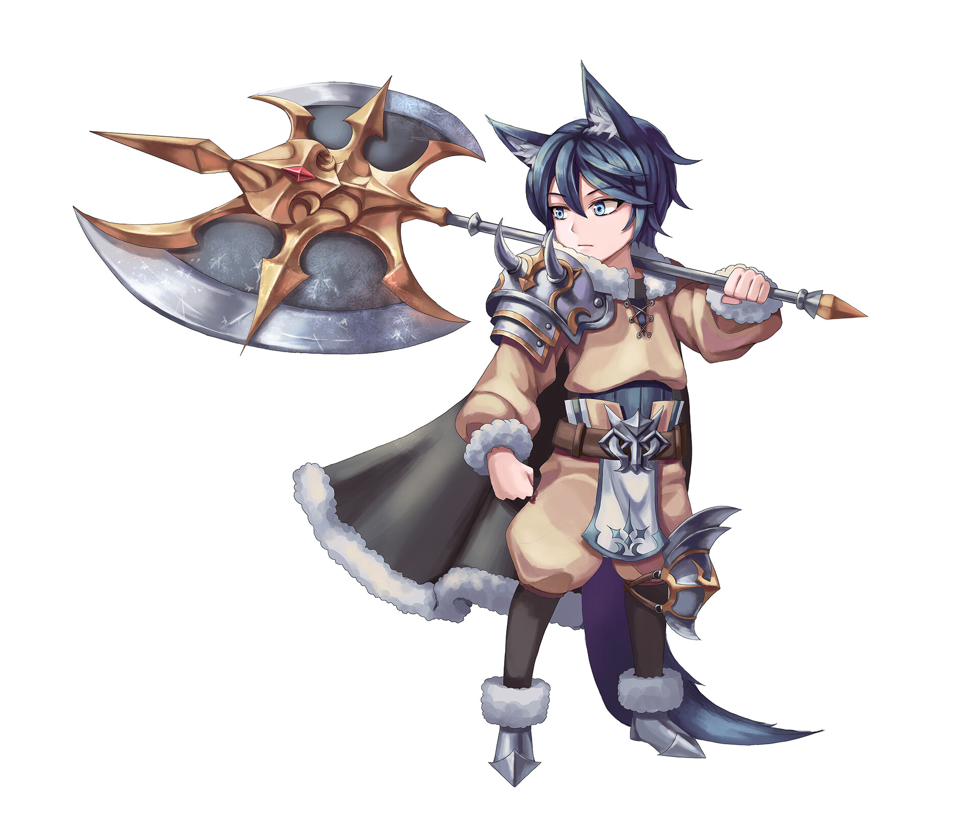 ArtStation - Snow Warrior