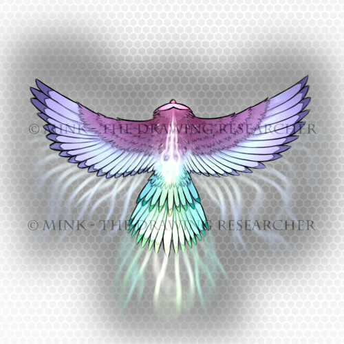 Mink - the Drawing Researcher - Magical Owl God - DnD Tabletop Token