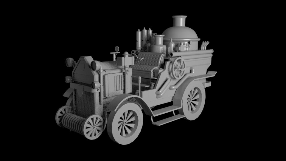 ArtStation - Steam Punk Fire Truck