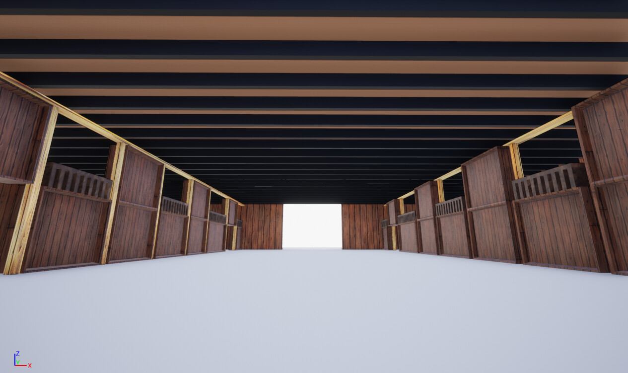 ArtStation - Horse Stable