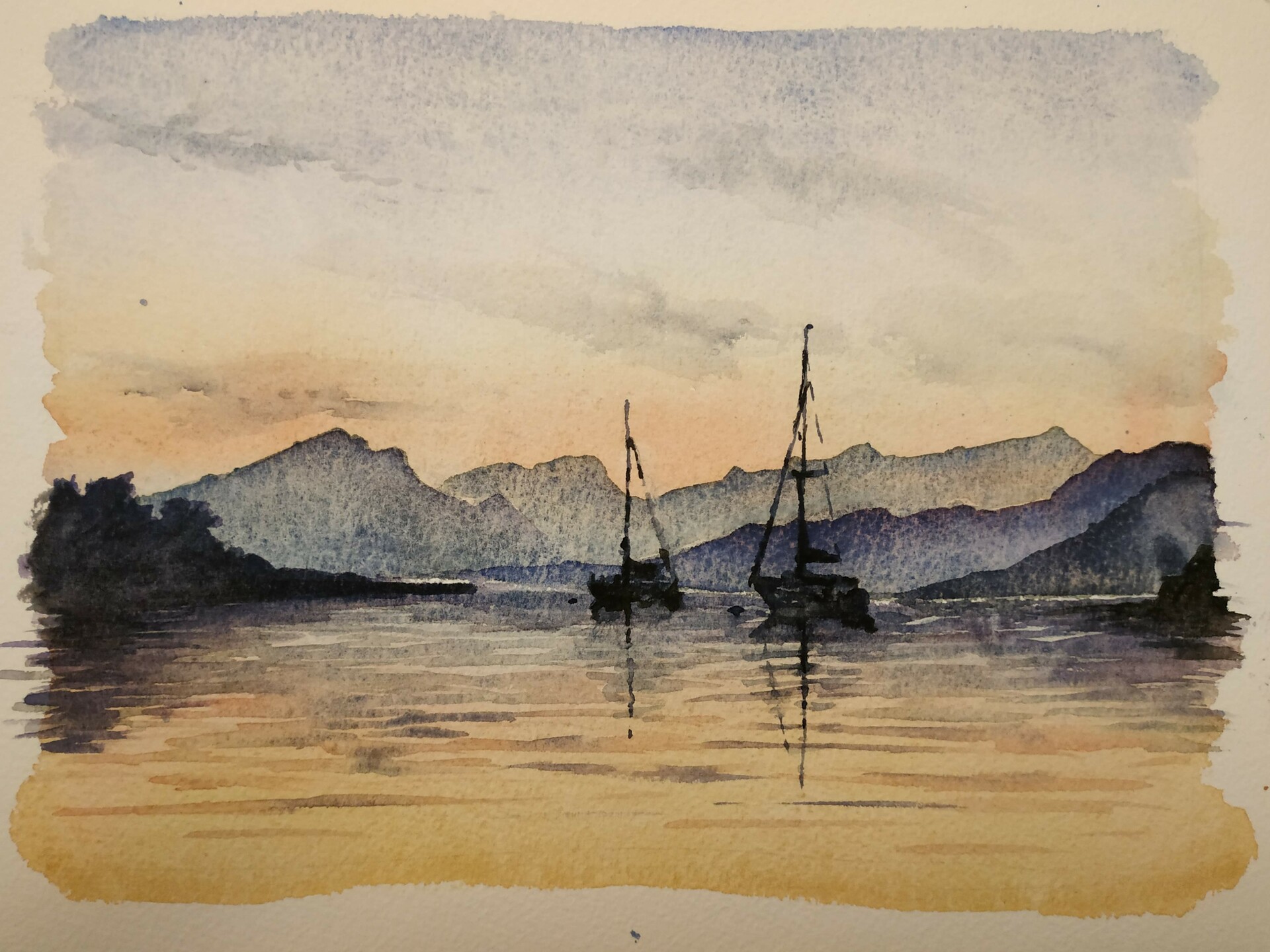 ArtStation - Watercolor_Boats
