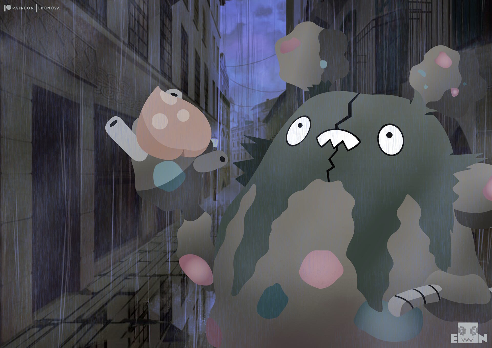 ArtStation - Garbodor - the Misunderstood Pokémon