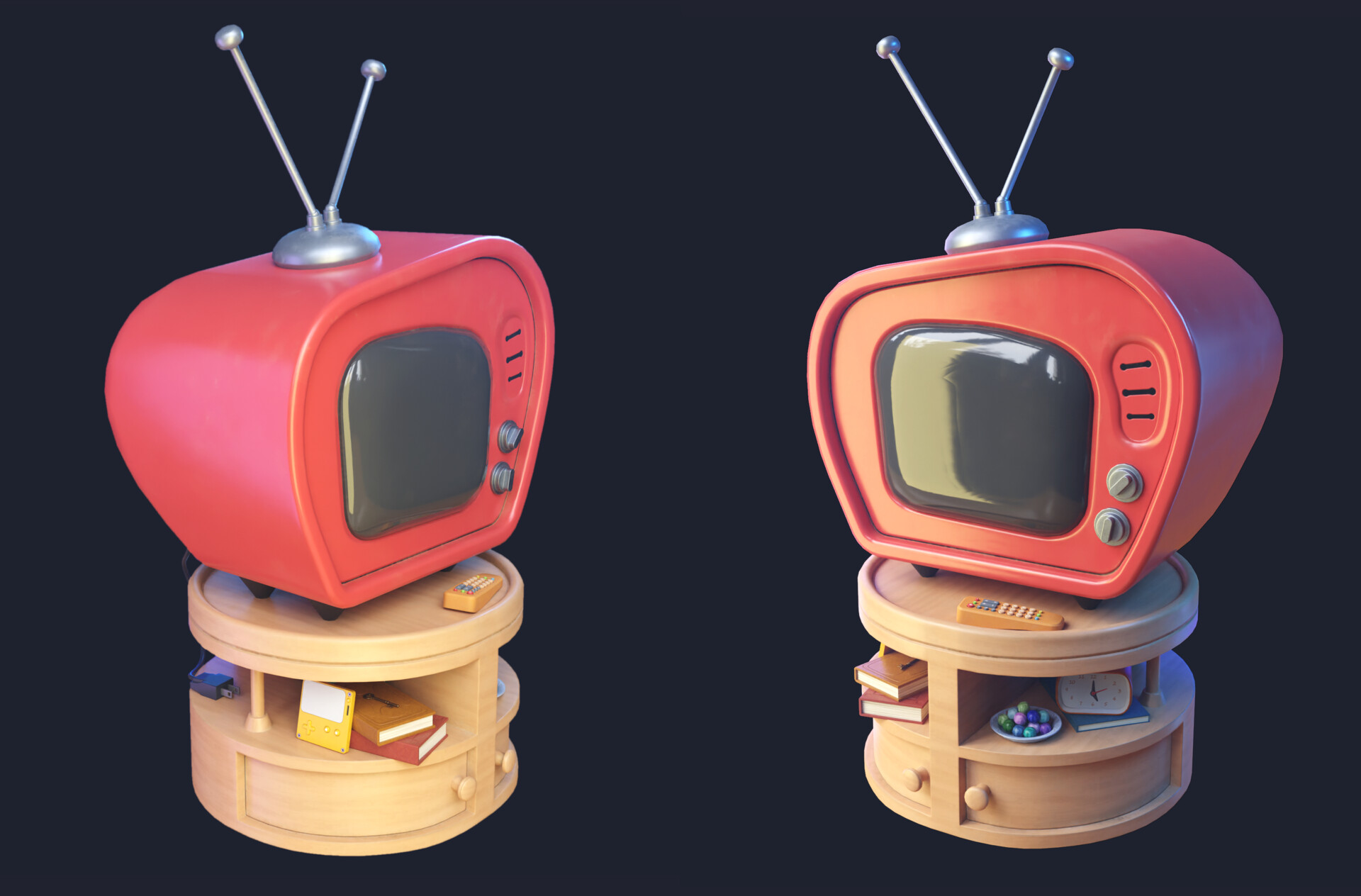 ArtStation - Retro TV