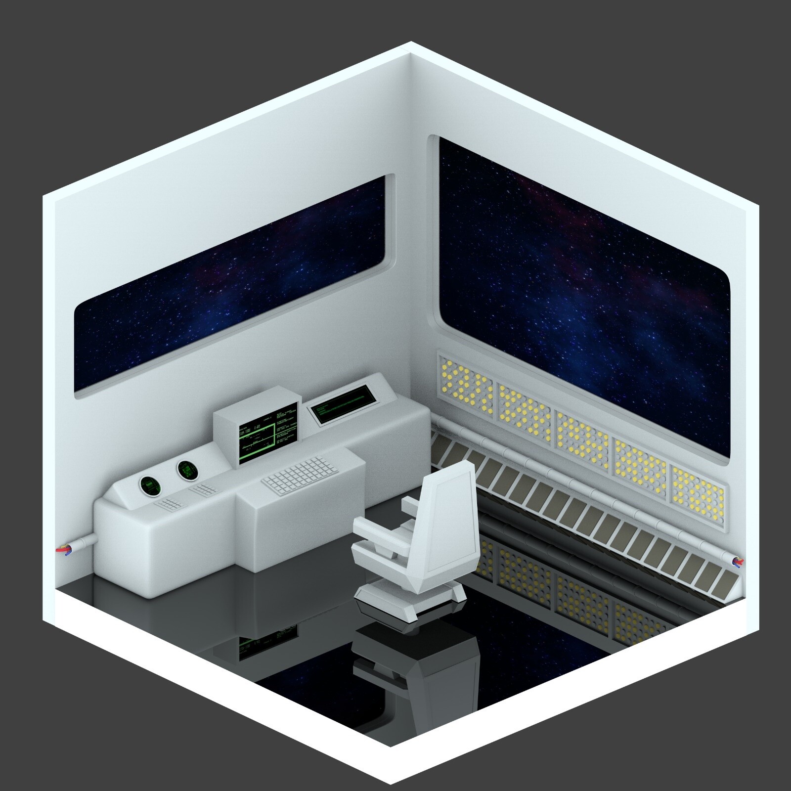 ArtStation - Isometric Rooms