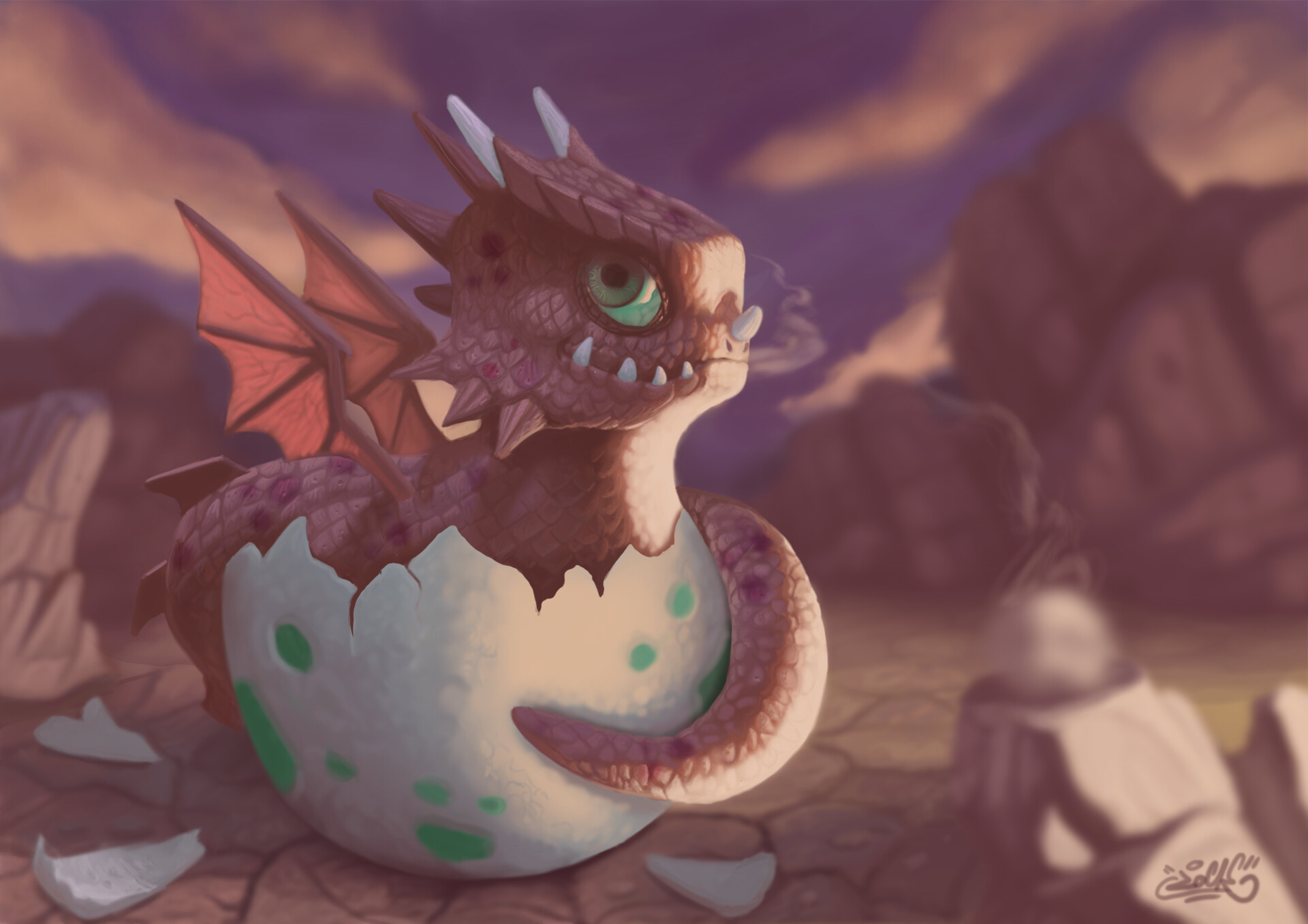 ArtStation - Litle dragon