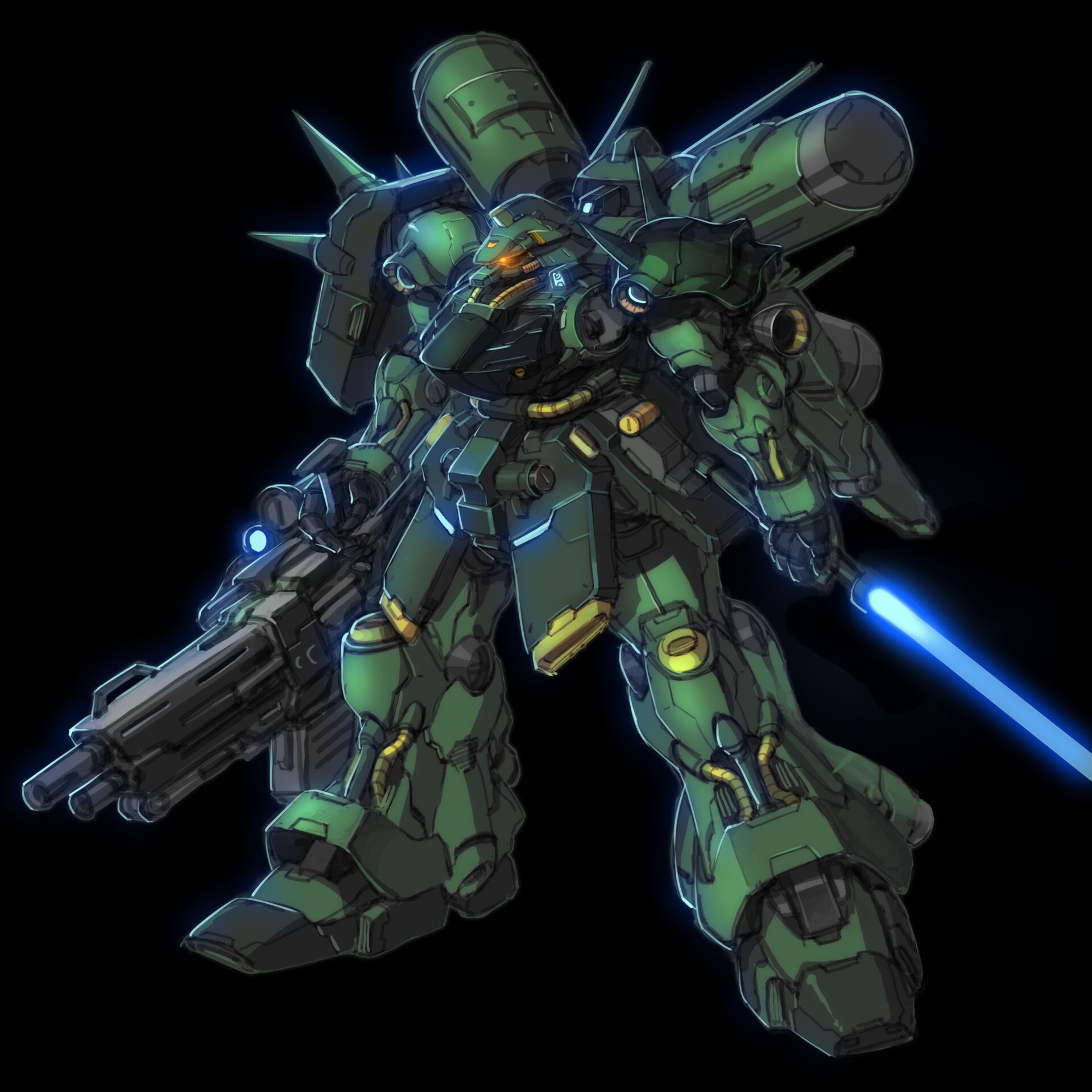 ArtStation - AMS-119 Geara Doga Fan art