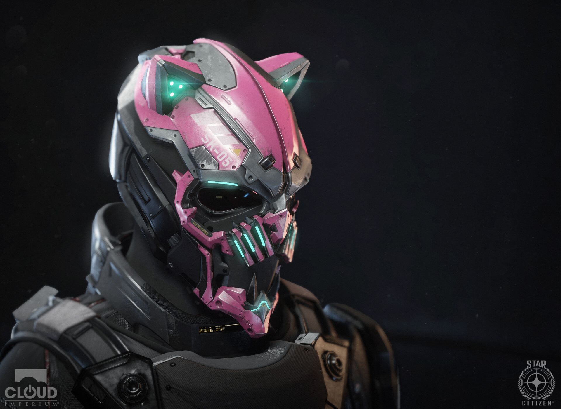Matthew Hjellen - StarKitty Mask - Star Citizen