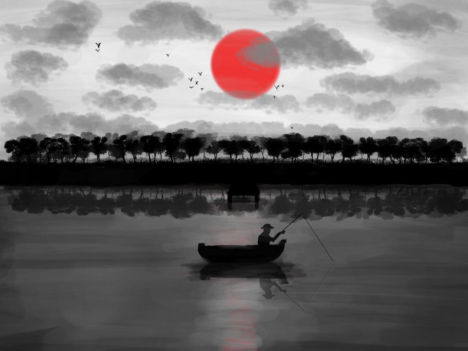 ArtStation - Red Sun