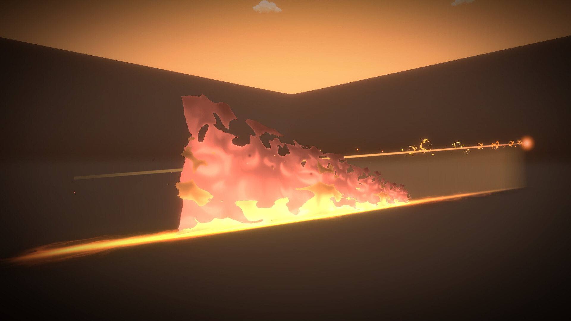 Gabriel Aguiar - Valorant Phoenix Fire Wall VFX Remake in Unity