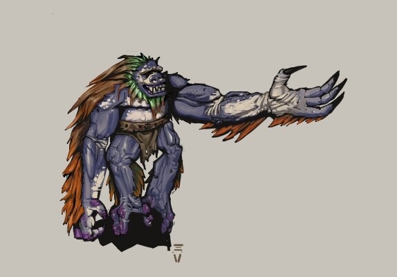 ArtStation - DCSS Troll