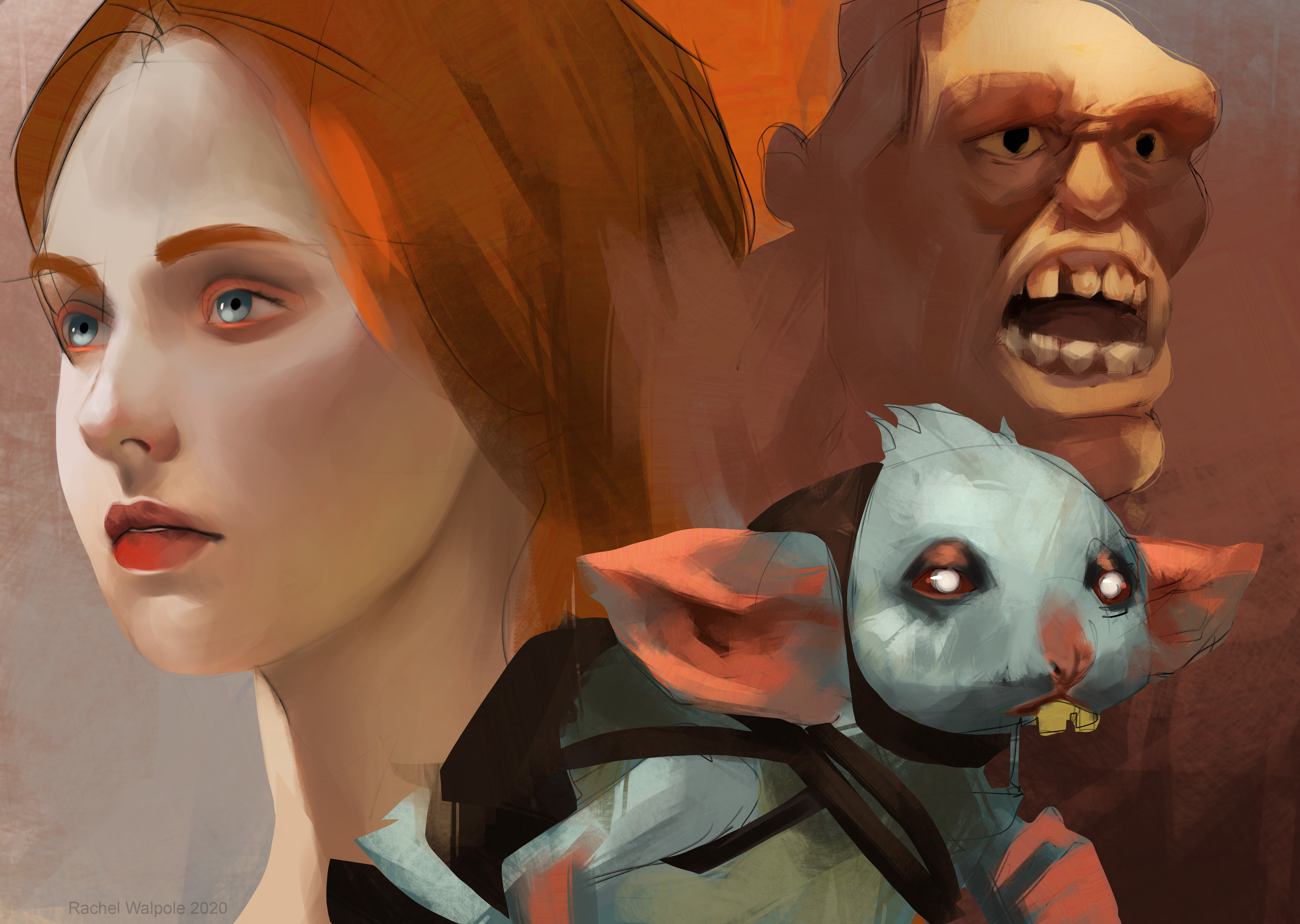 Rachel Walpole - Fantasy Heads 10