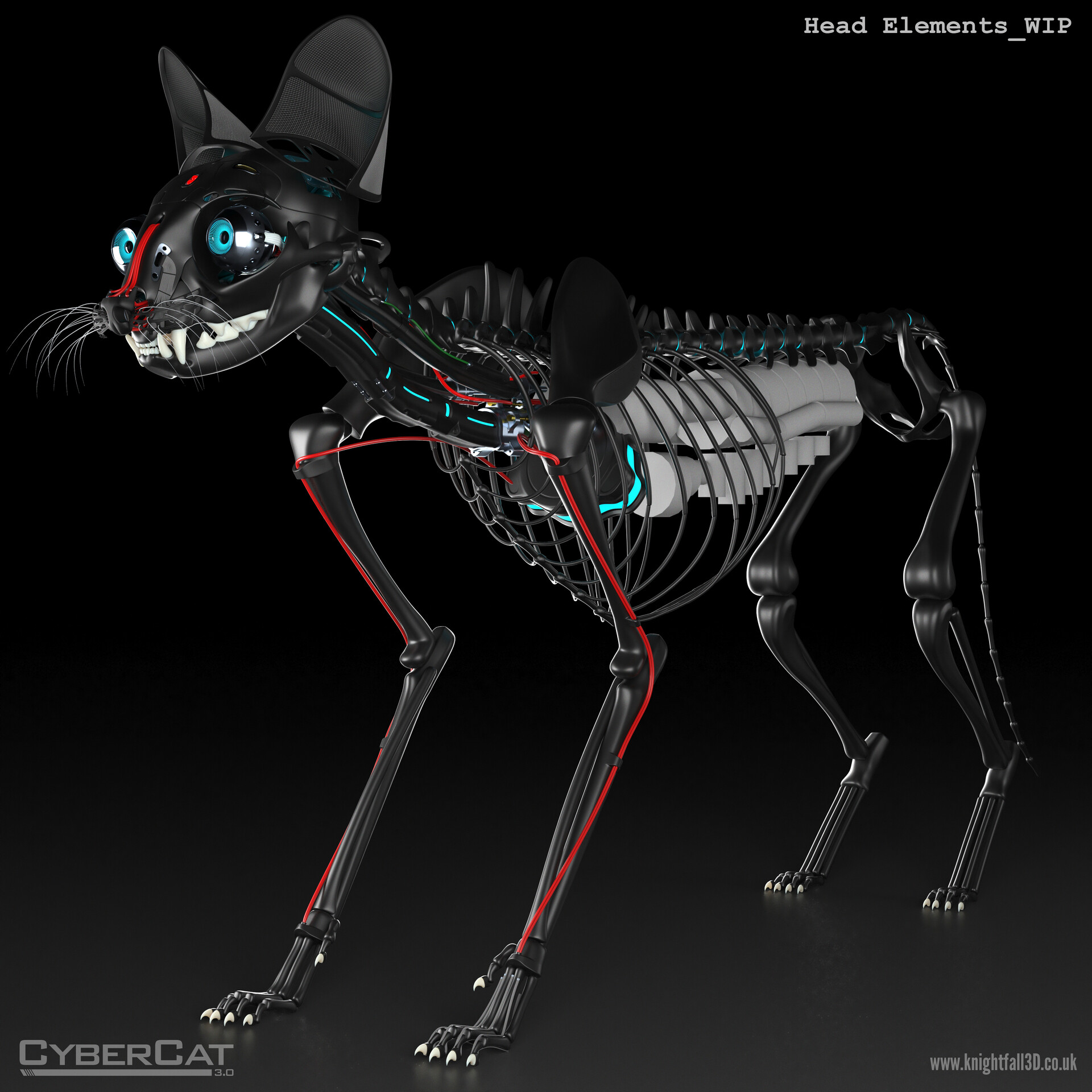 ArtStation - CyberCat 3.0 WIP