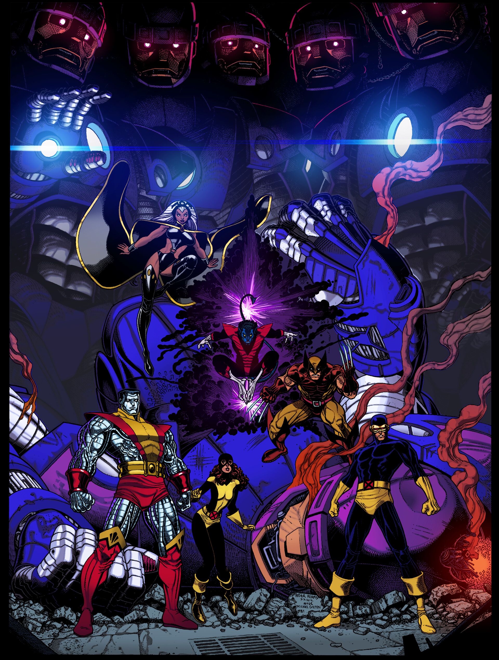 ArtStation - X-MEN VS SENTINEL HUNTERS