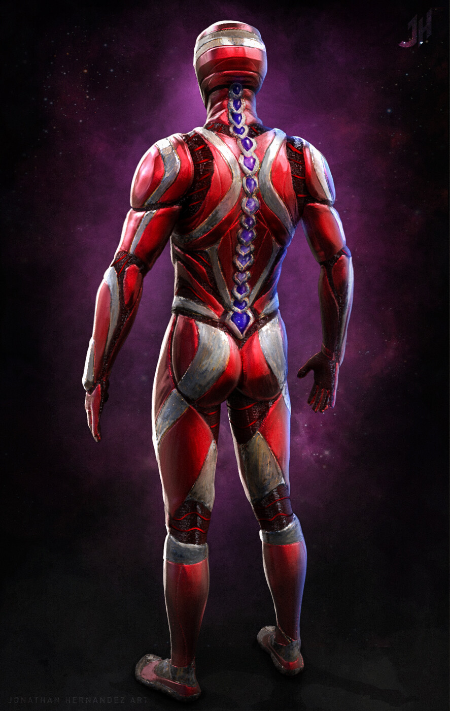 Jonathan Hernandez - Red in Space Ranger + BLack & Blue